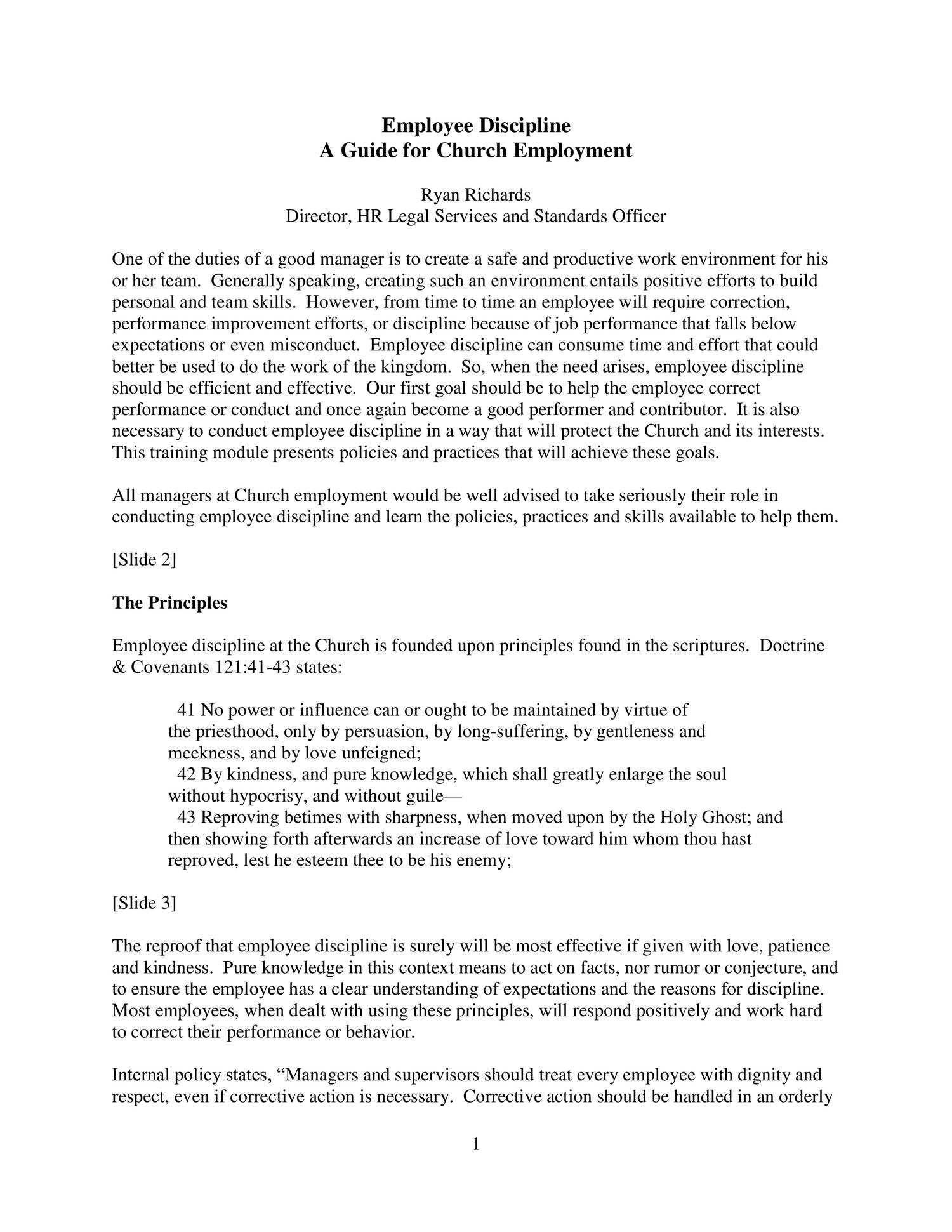 Employee Discipline Quotes