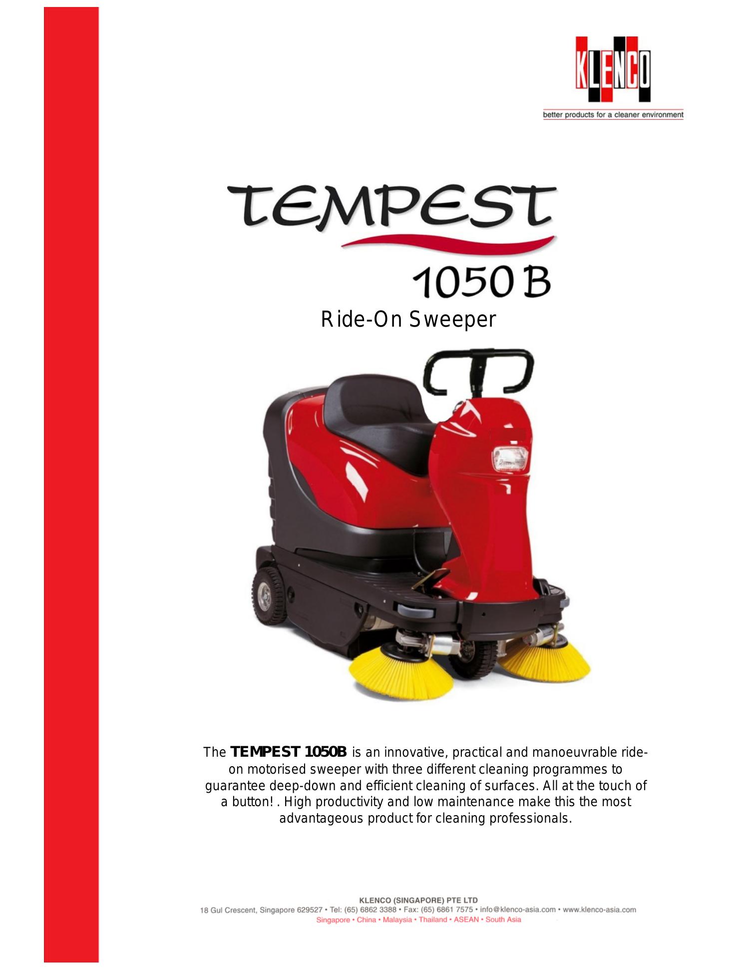 Tempest 1050B_KLENCO.pdf | DocDroid