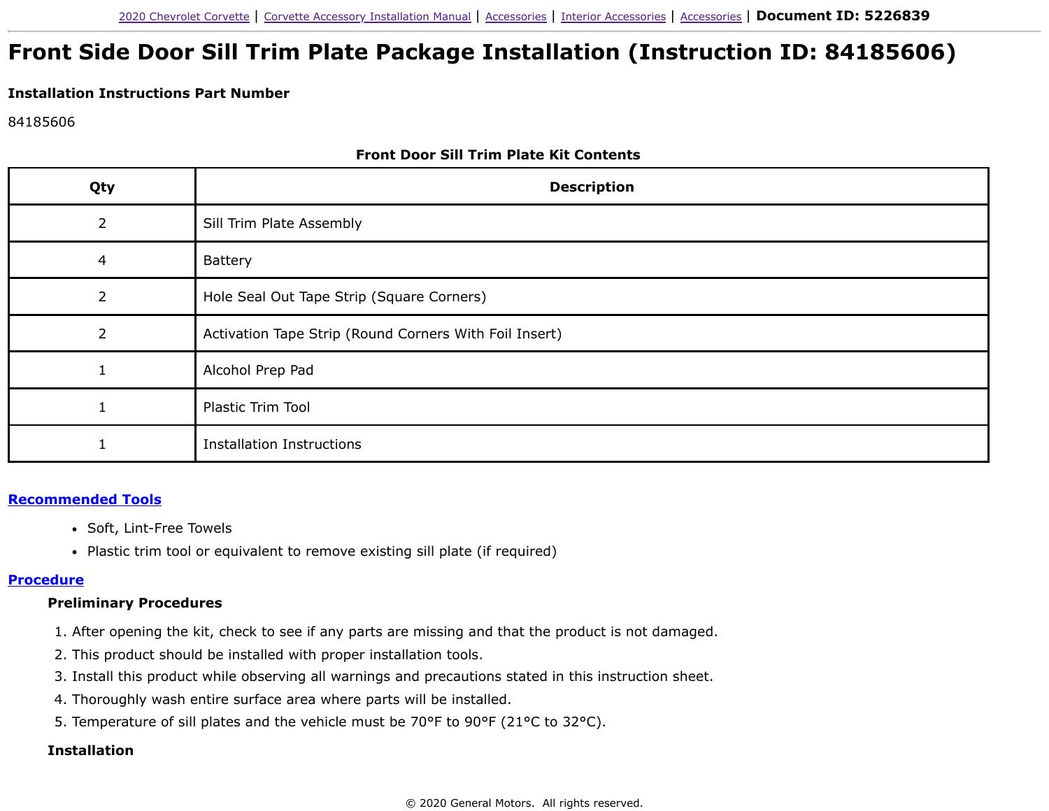 84185603 Door Sill Plate Instructions.pdf | DocDroid