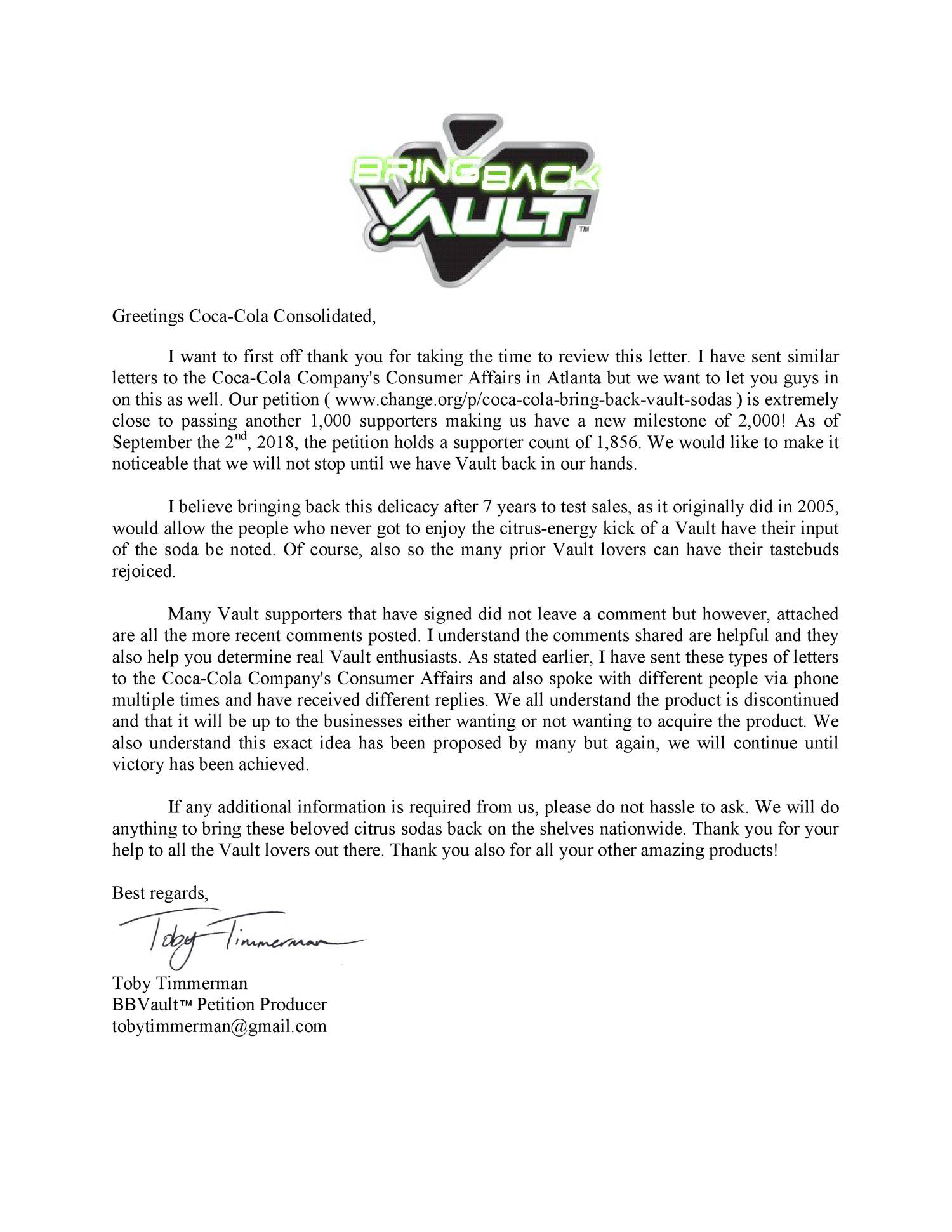 letter to coca-cola bottling co.pdf | DocDroid