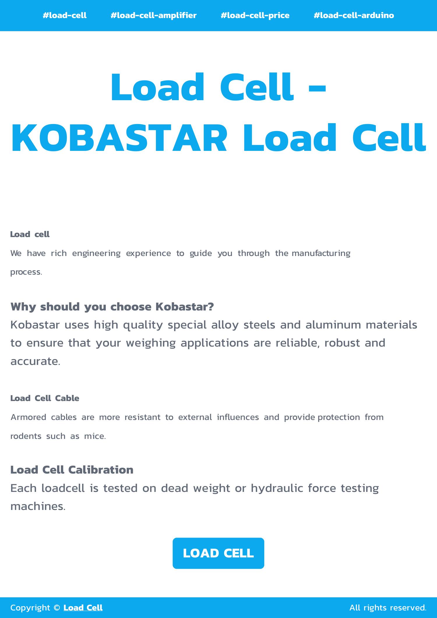 KOBASTAR Load Cell-1.pdf | DocDroid