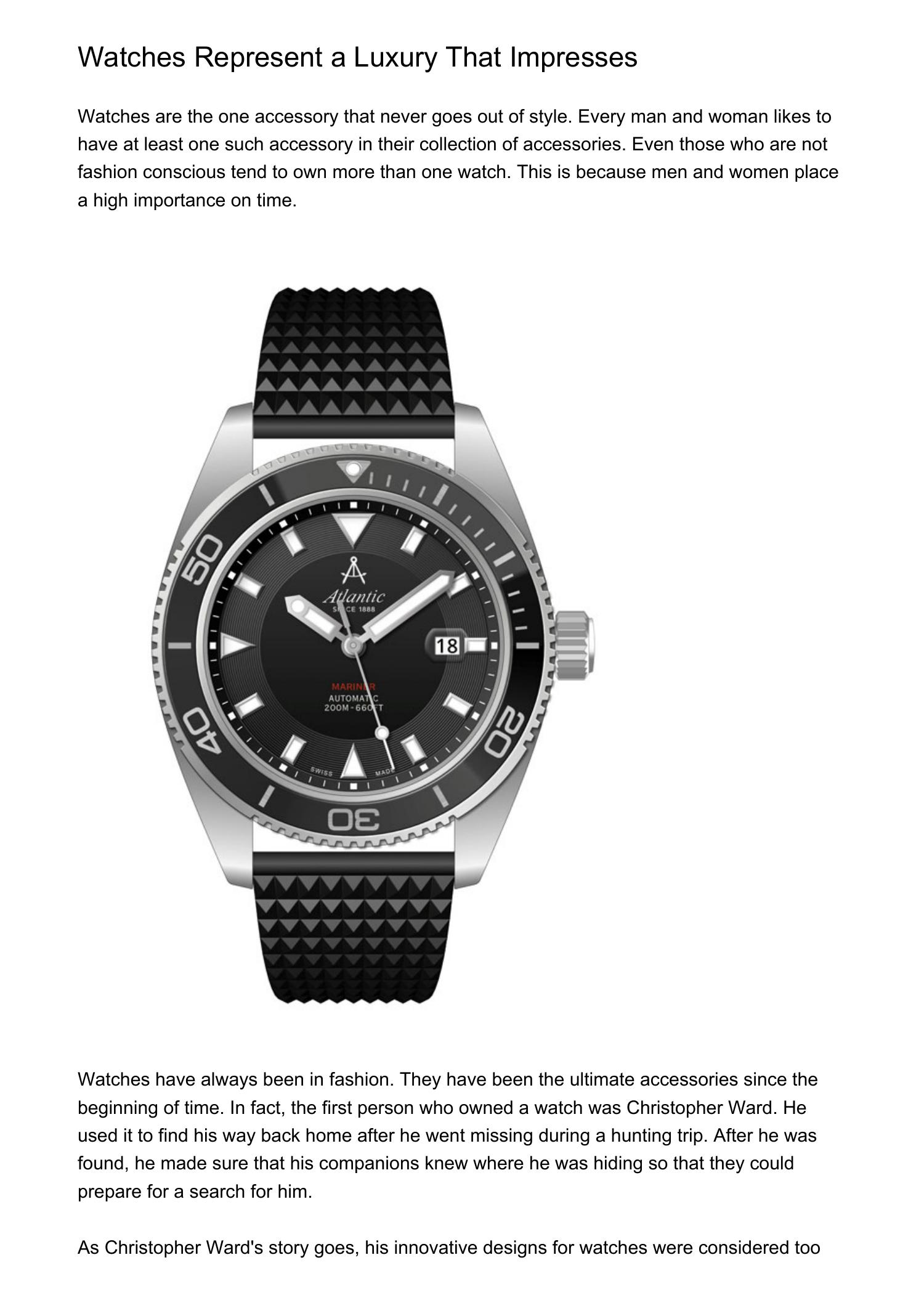 Watches Represent a Luxury That Impressesmwhjn.pdf.pdf | DocDroid