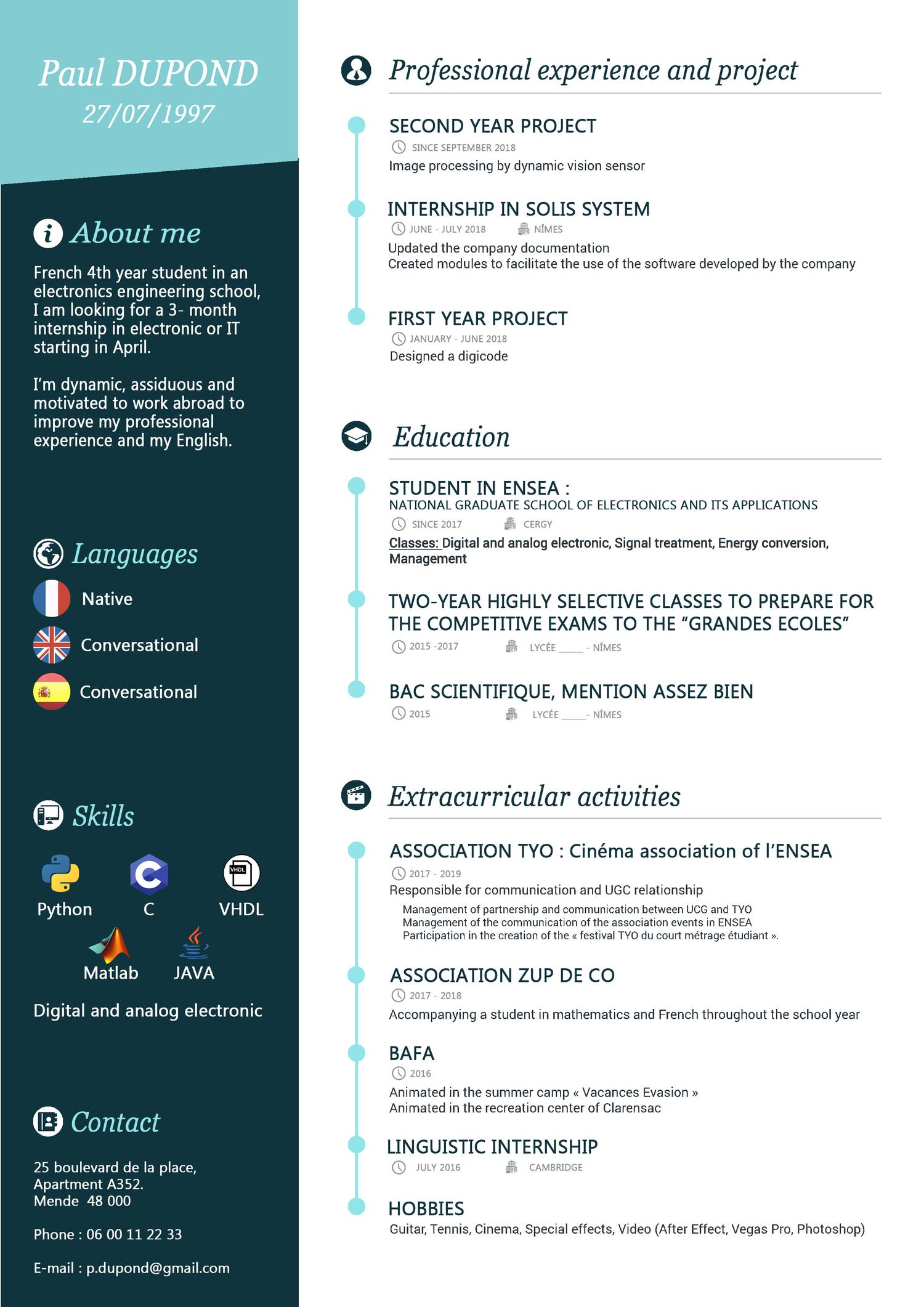 Dm anglais, cretion d'une pub 1ère Anglais