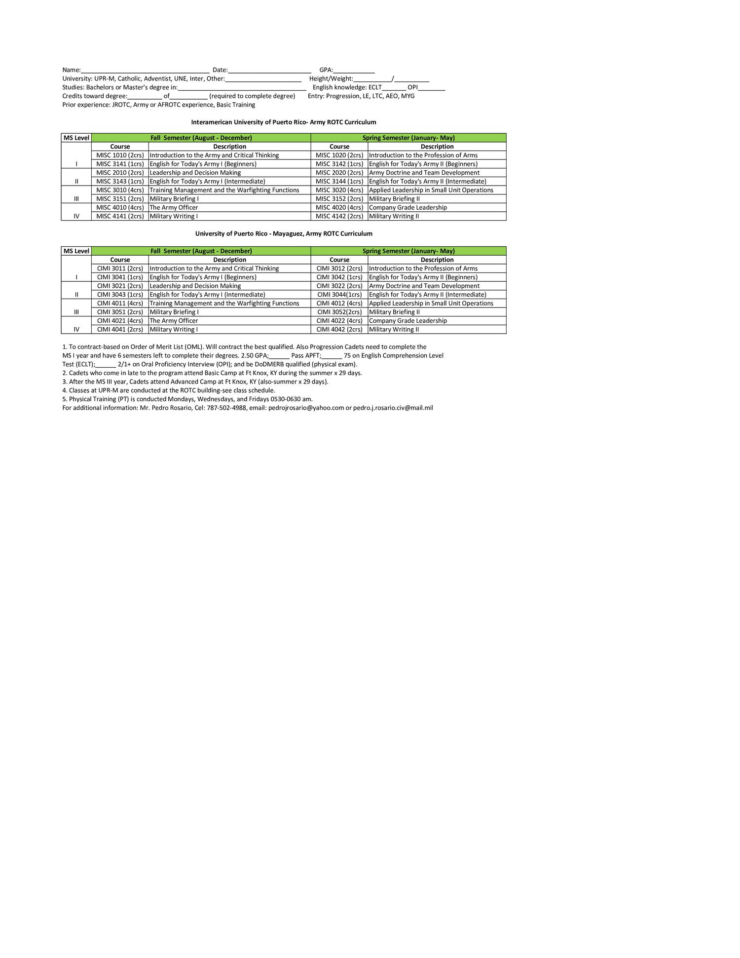 Army ROTC Curriculum.pdf | DocDroid