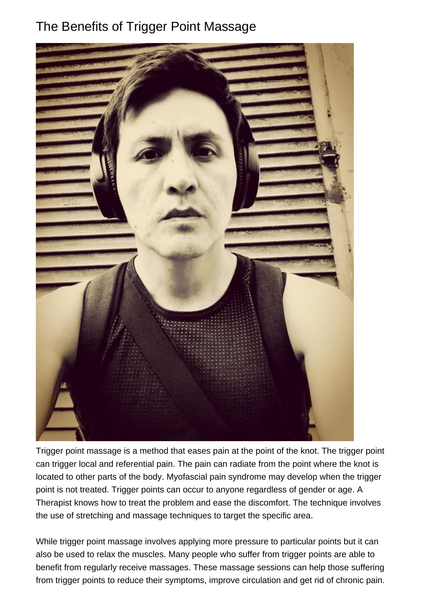 The Benefits of Trigger Point Massagepkqln.pdf.pdf | DocDroid