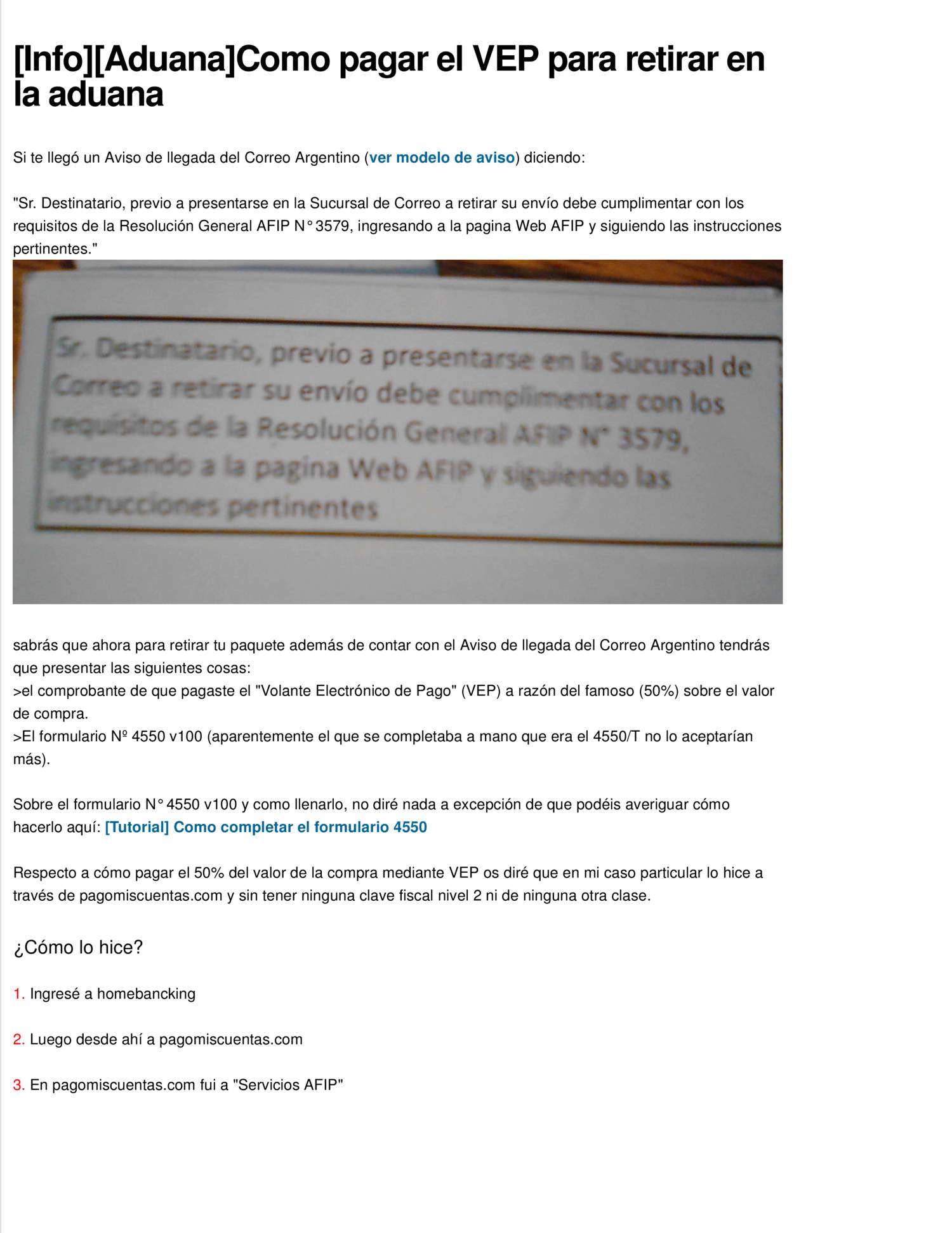 [Info][Aduana]Como pagar el VEP.pdf | DocDroid