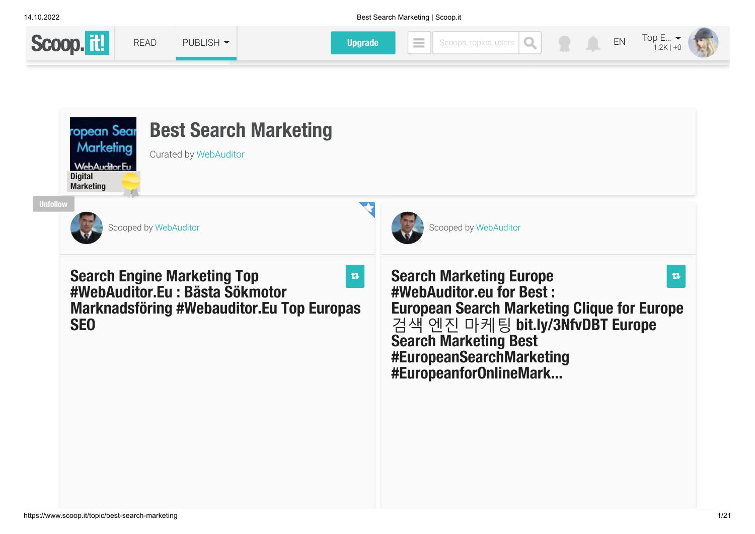 Best Search Marketing Scoop It In Europe Agency Pdf Docdroid