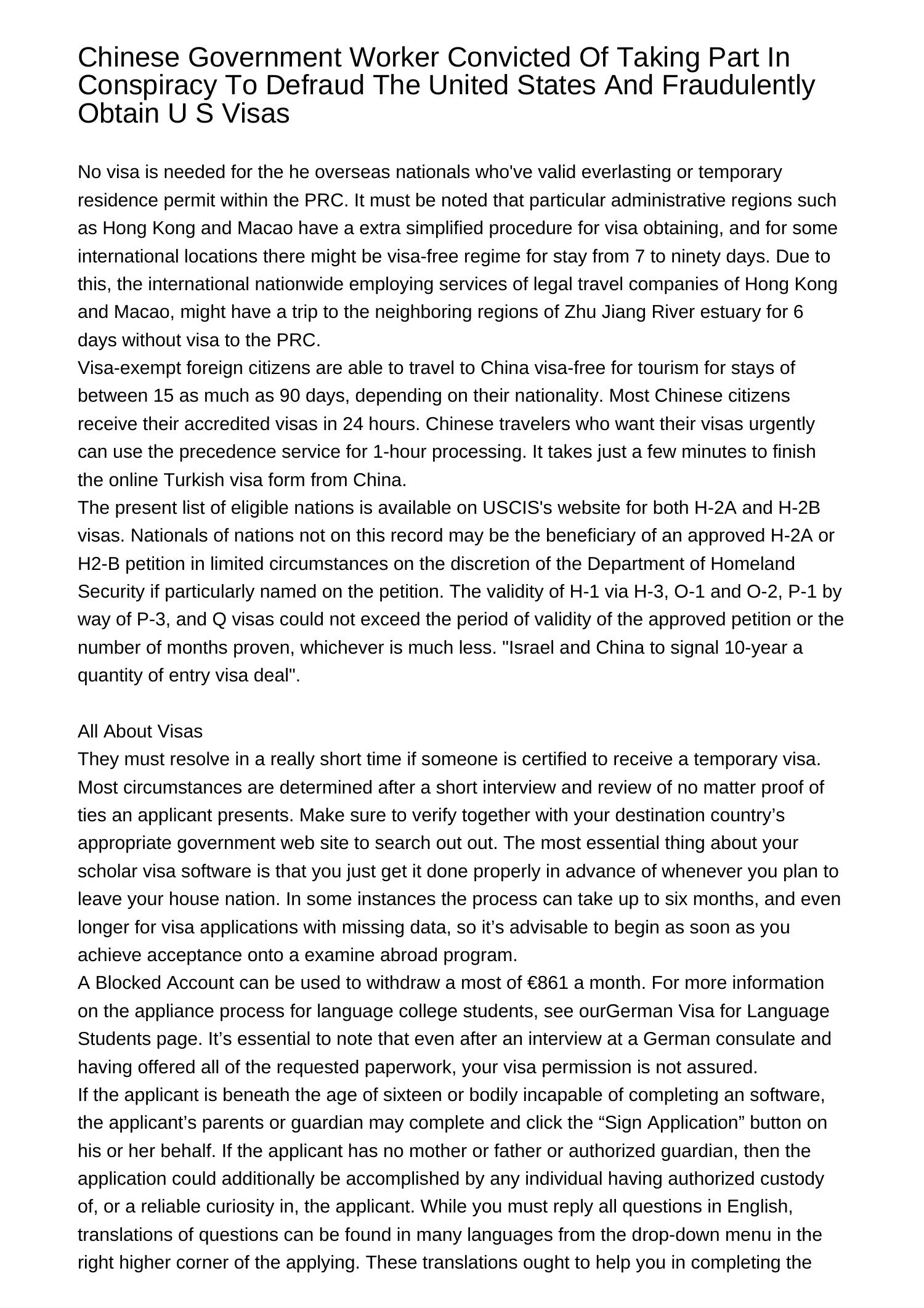 Chinese Government Employee Convicted Of Collaborating In Conspiracy To ...