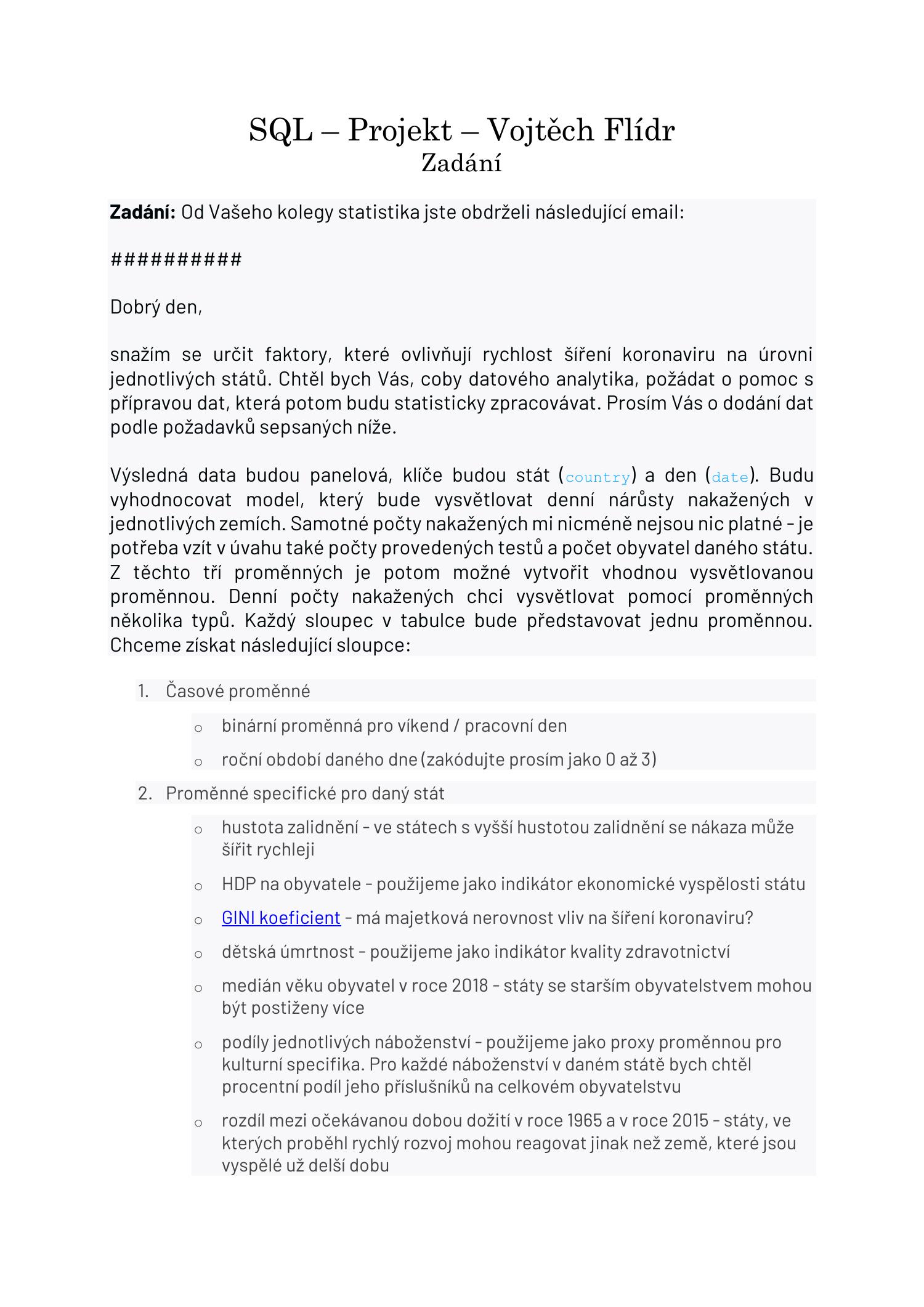 SQL Projekt - Vojtěch Flídr.pdf | DocDroid