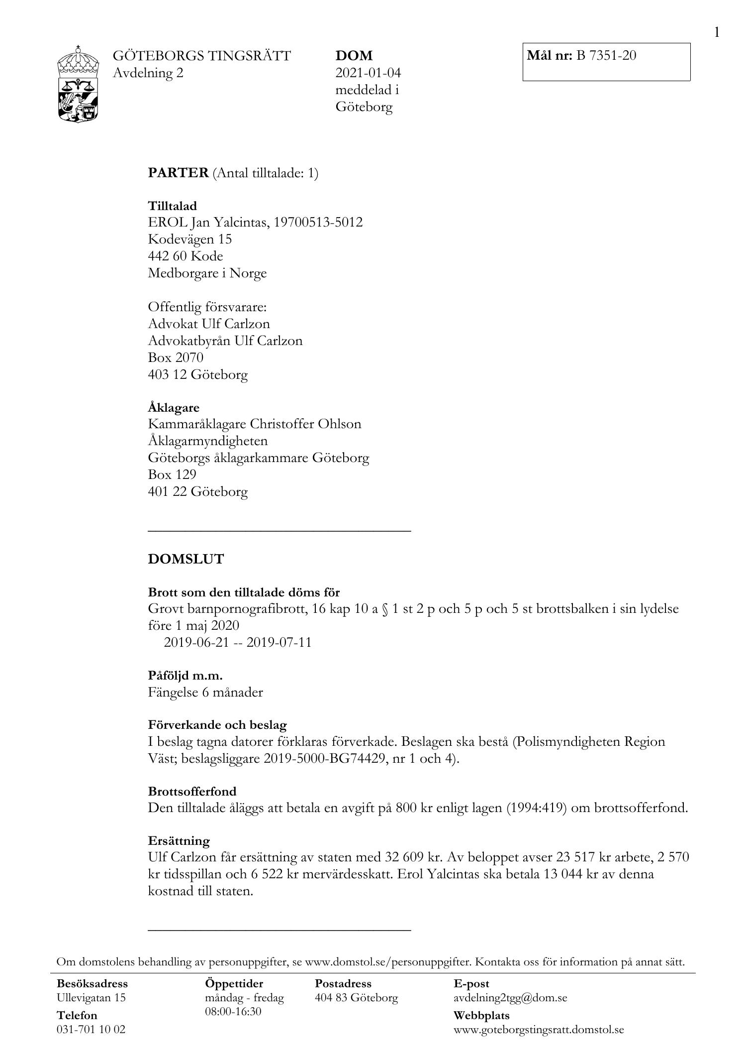 Göteborgs TR B 7351-20 Dom 2021-01-04.pdf | DocDroid