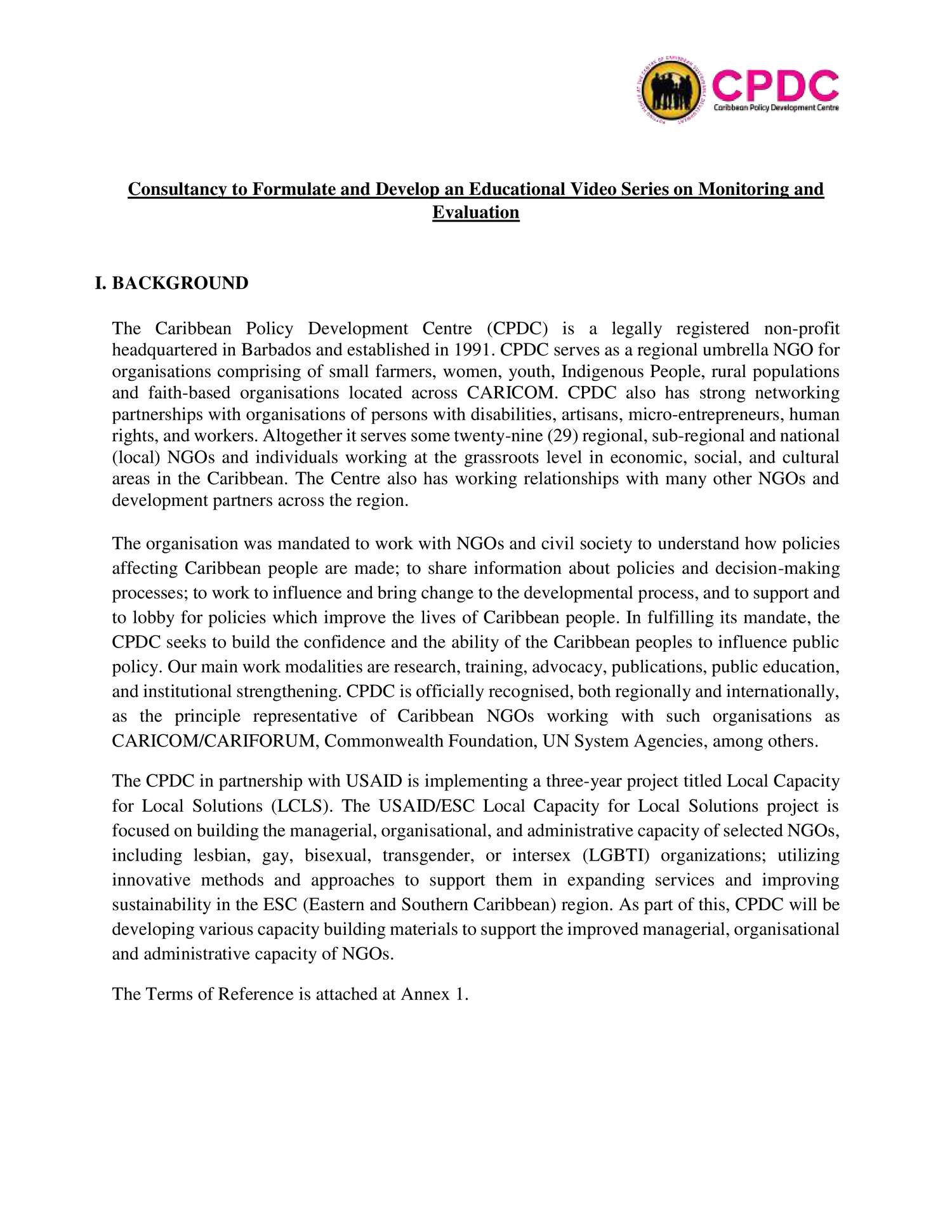 TERMS OF REFERENCE - Monitoring and Evaluation Videos.pdf | DocDroid