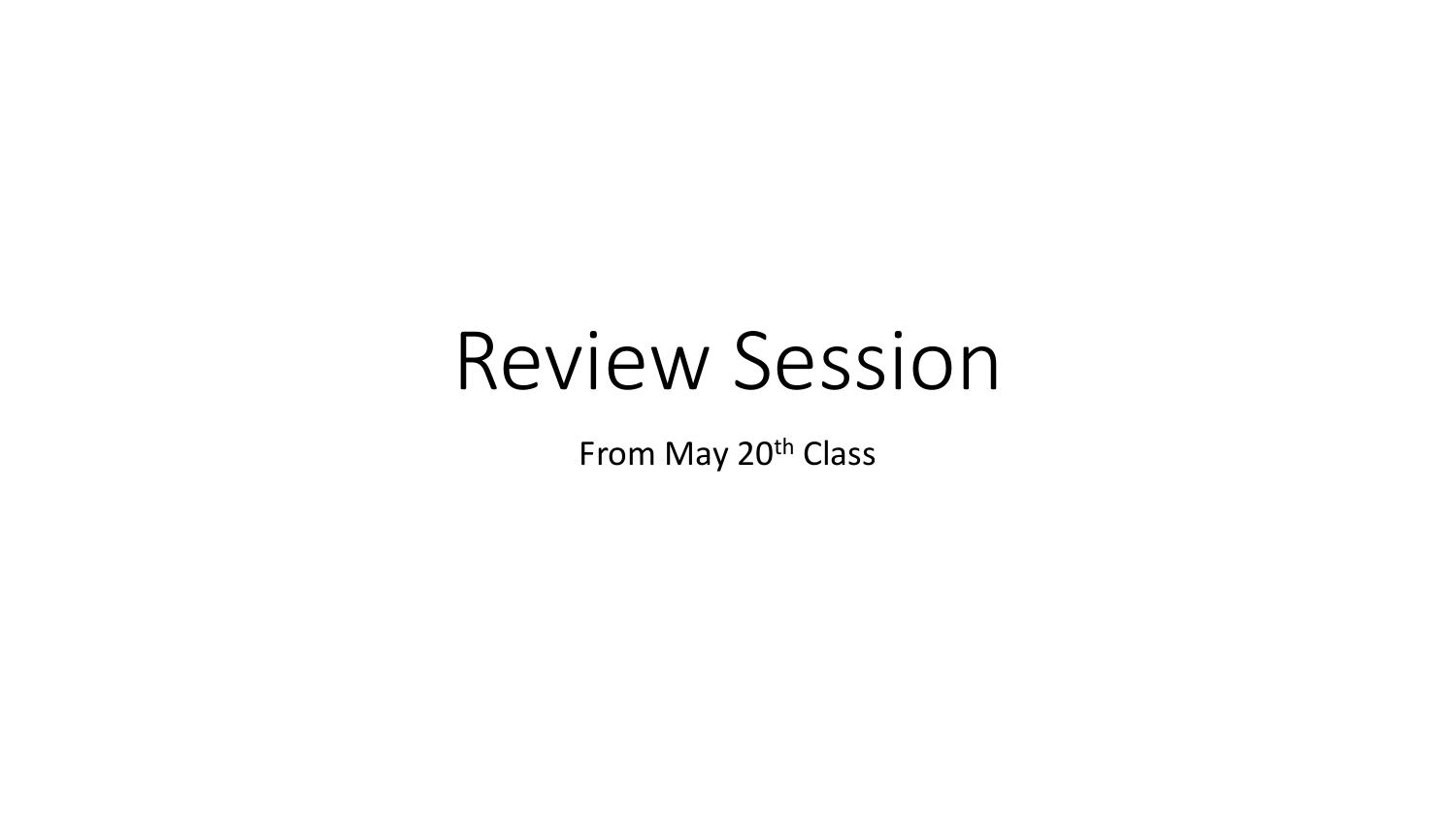 Review Session.pptx | DocDroid
