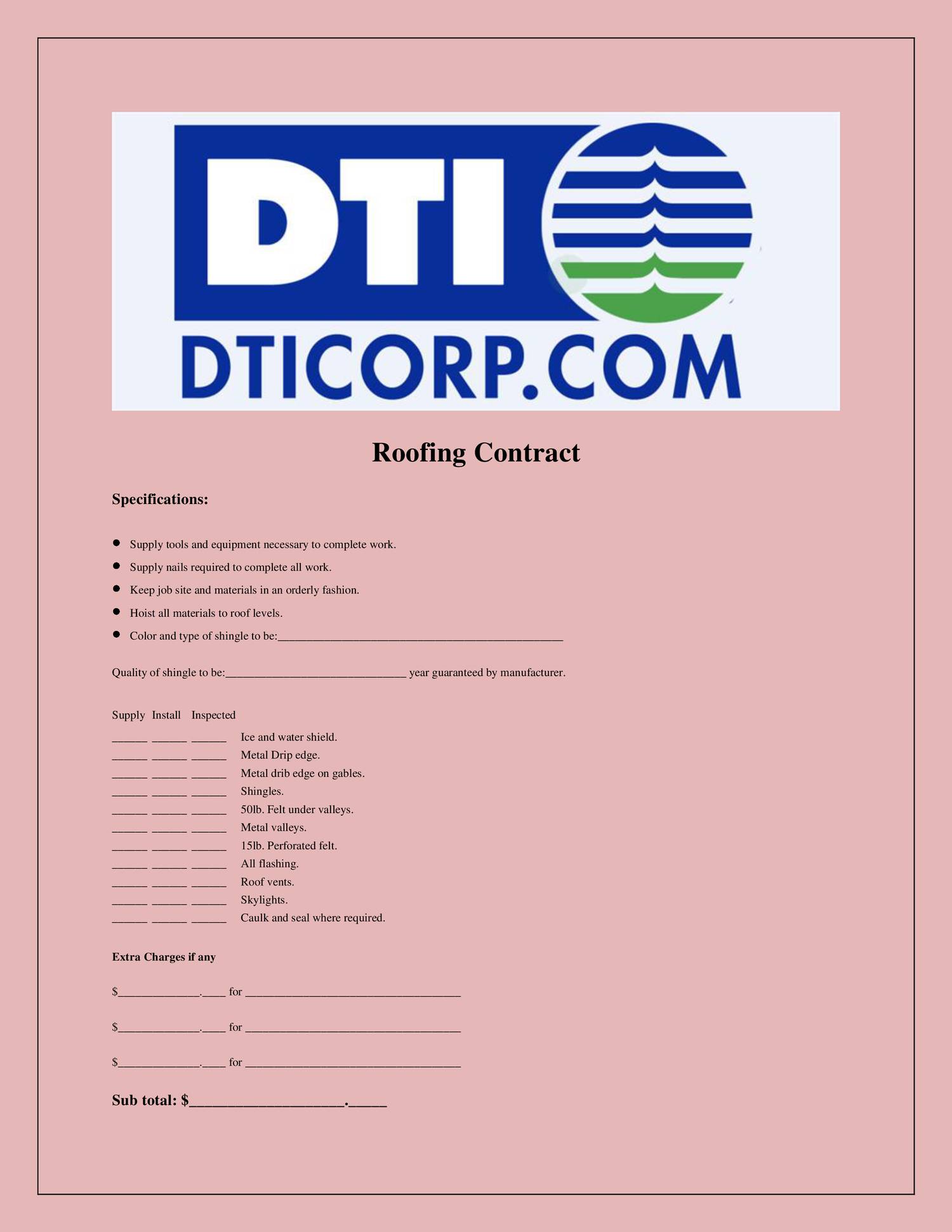 Sample Roofing Contract.pdf | DocDroid
