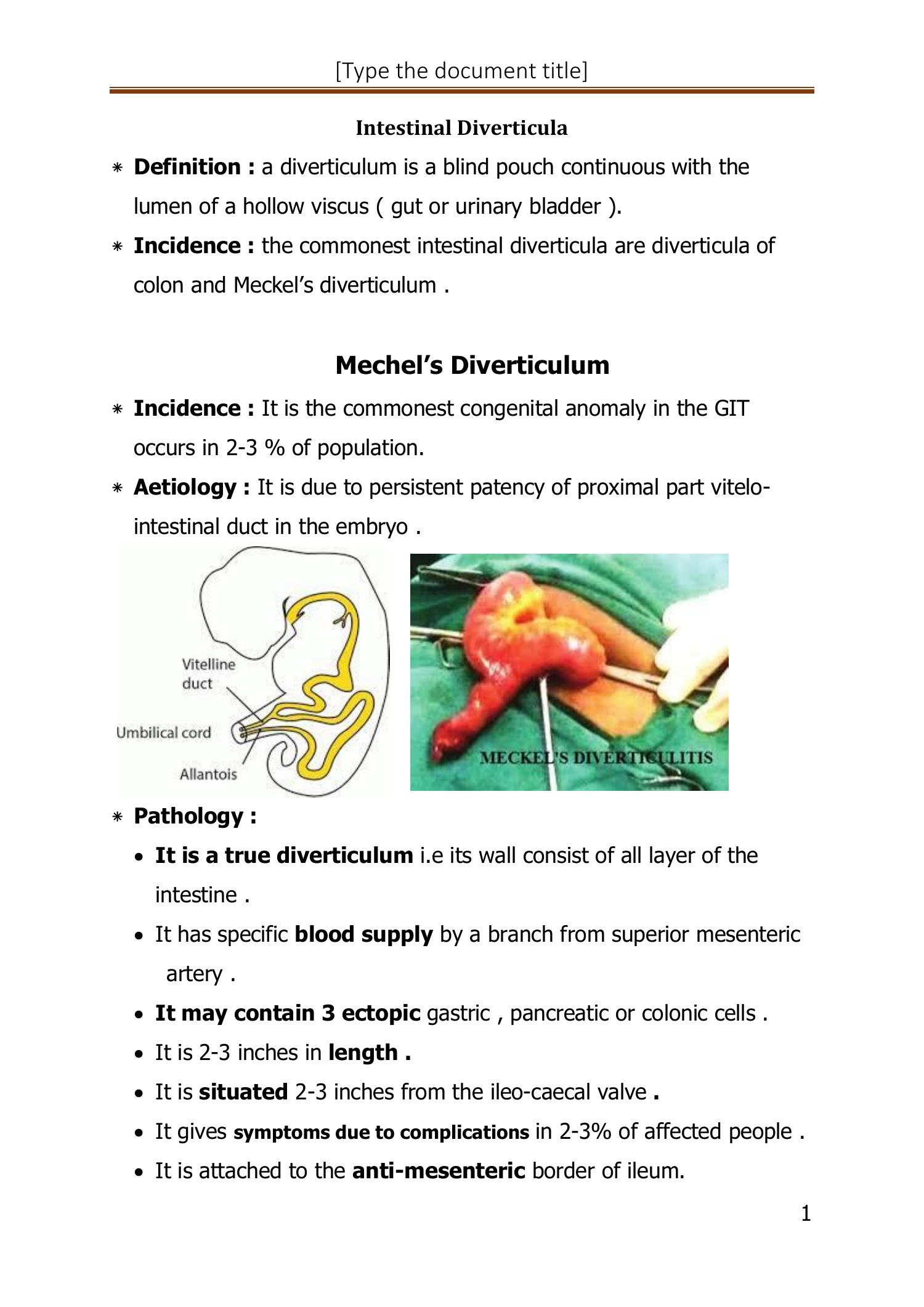 Intestinal Diverticula.doc | DocDroid