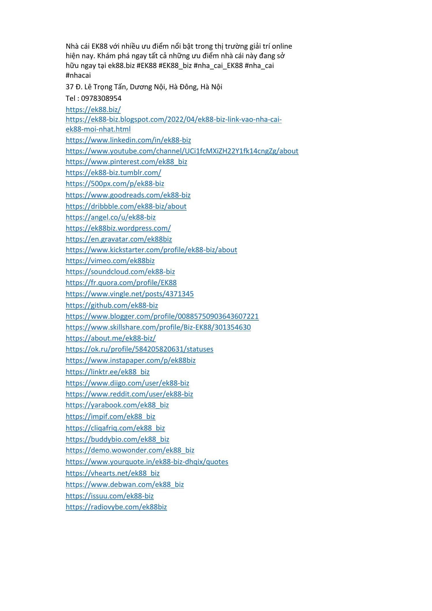 Nhà cái EK88 với nhiều ưu điểm nổi bật trong thị trường giải trí online hiện nay.docx | DocDroid
