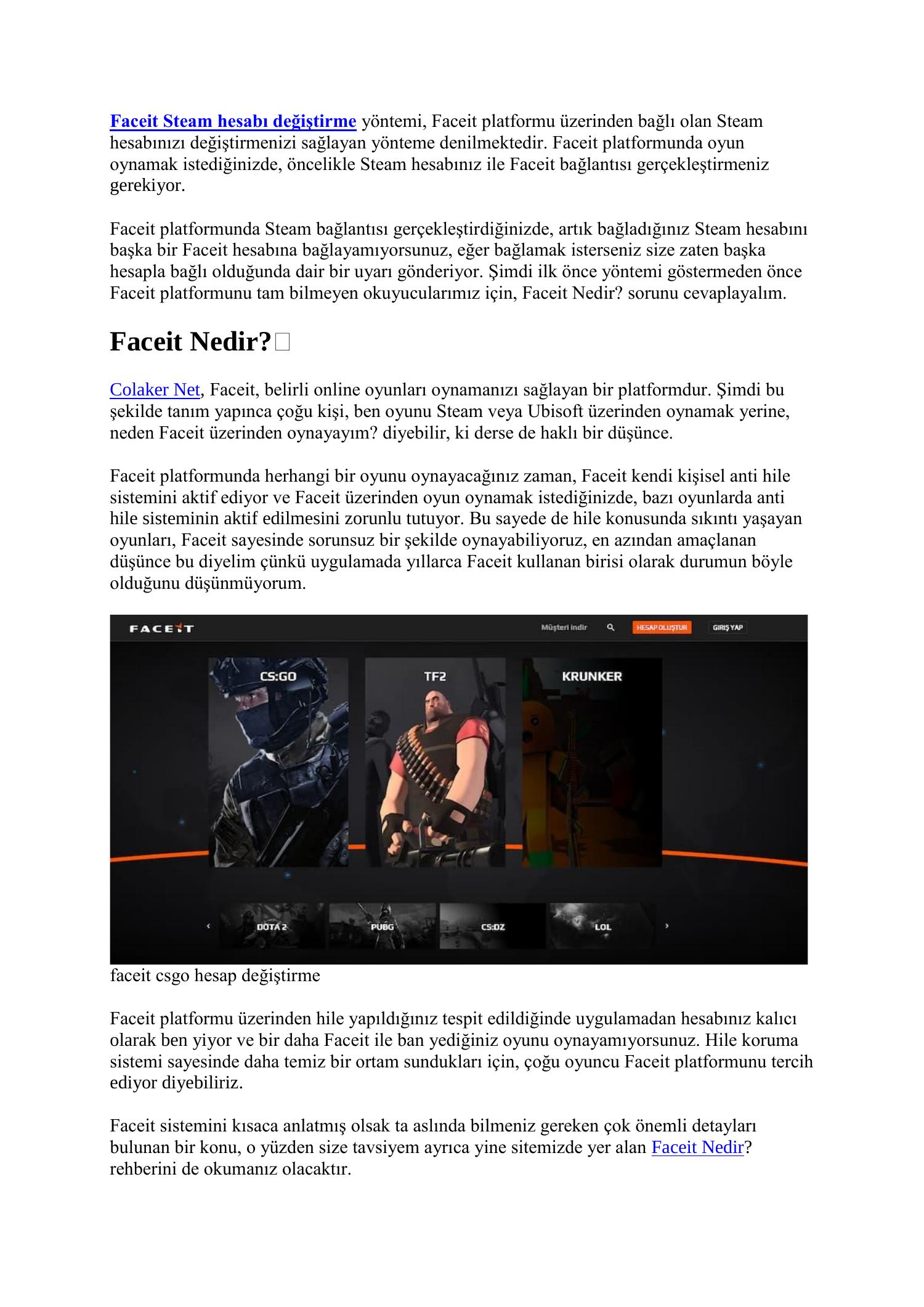 Faceit Steam Hesabı Değiştirme.pdf | DocDroid