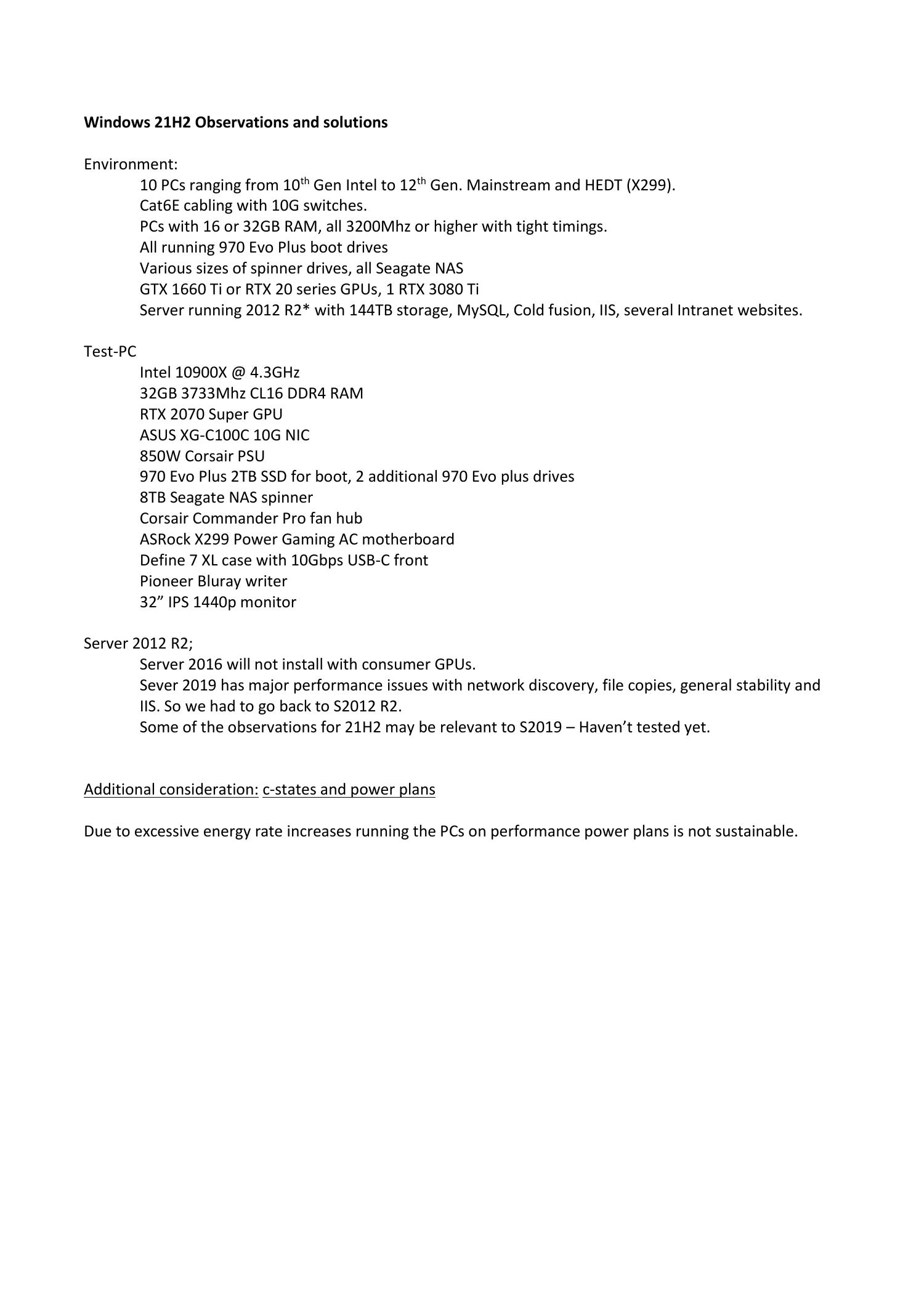 Windows 21H2 Observations and solutions.pdf | DocDroid