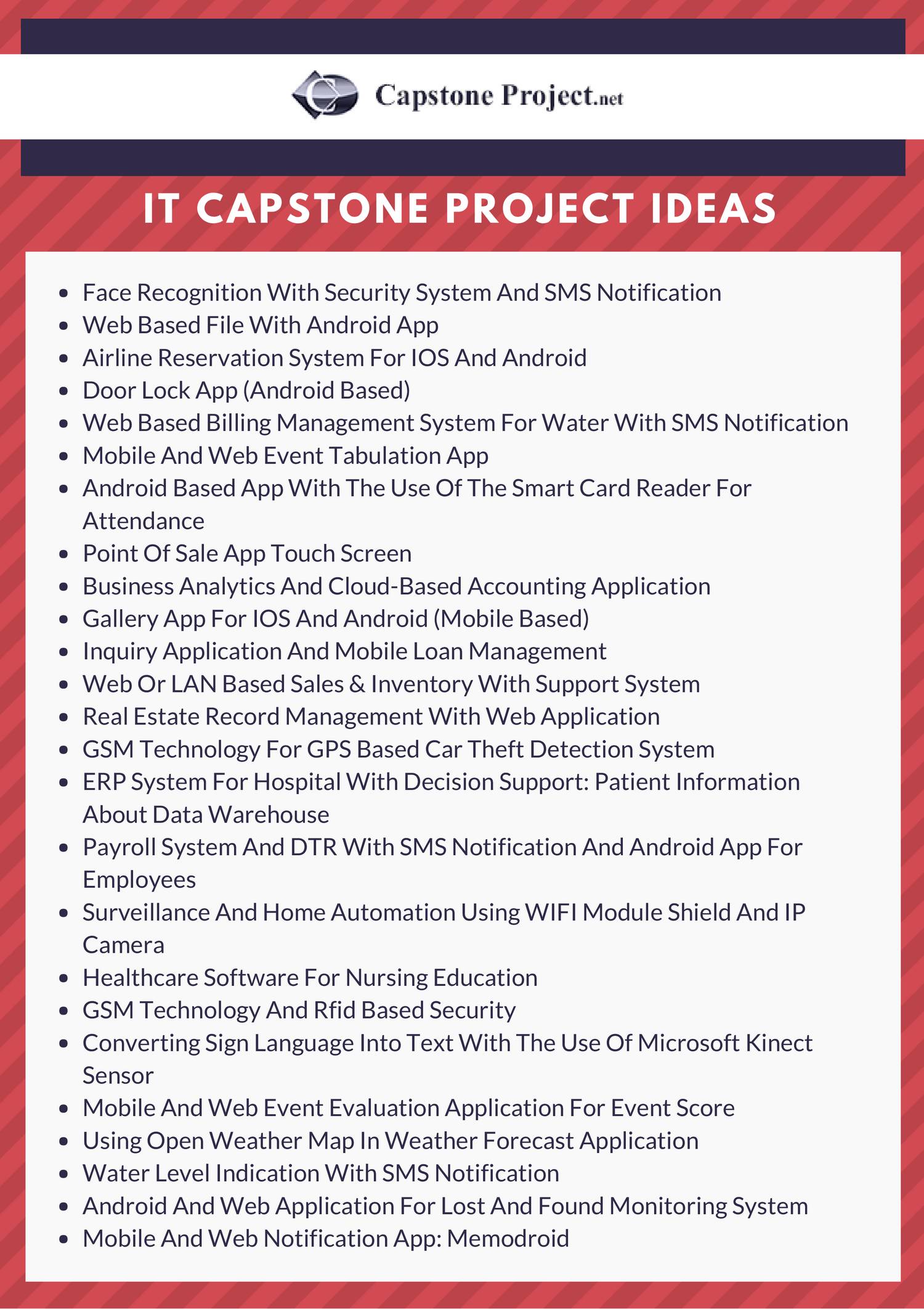 it capstone project ideas list.pdf | DocDroid