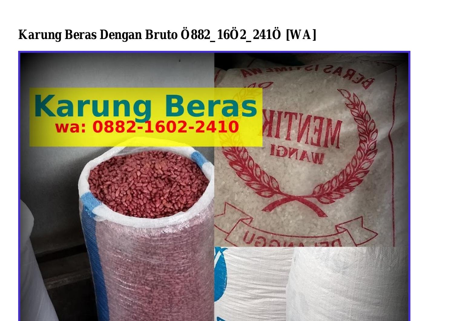 Karung Beras Dengan Bruto (1).pdf | DocDroid