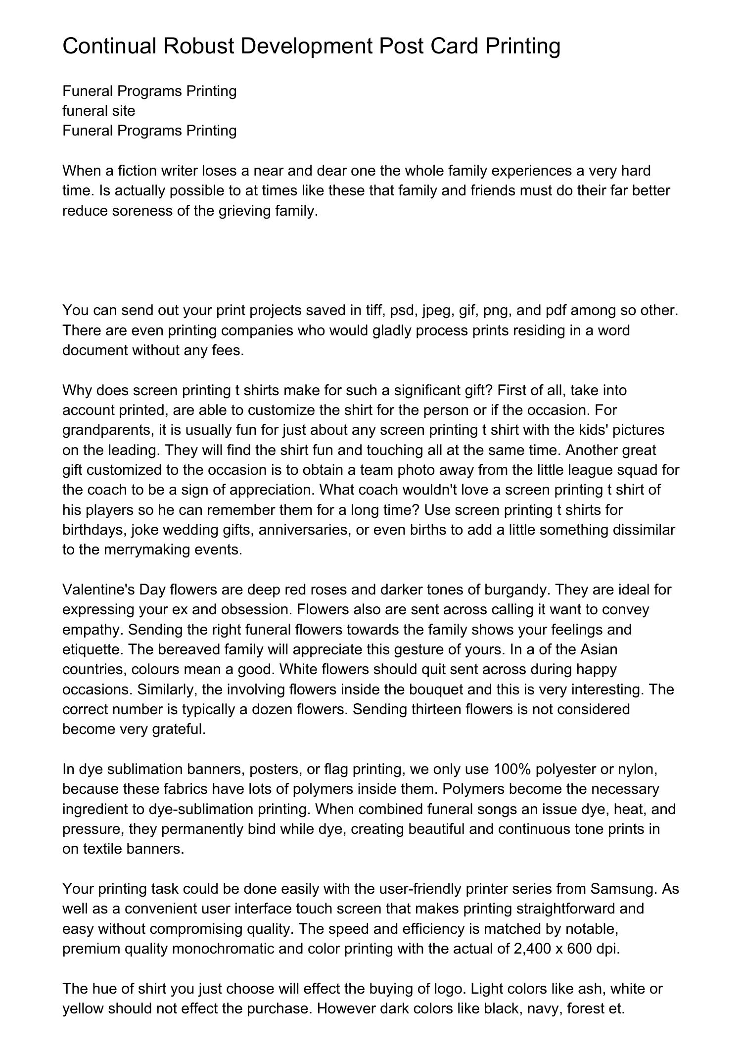 Continual Robust Development Post Card Printinglcyrn.pdf.pdf | DocDroid