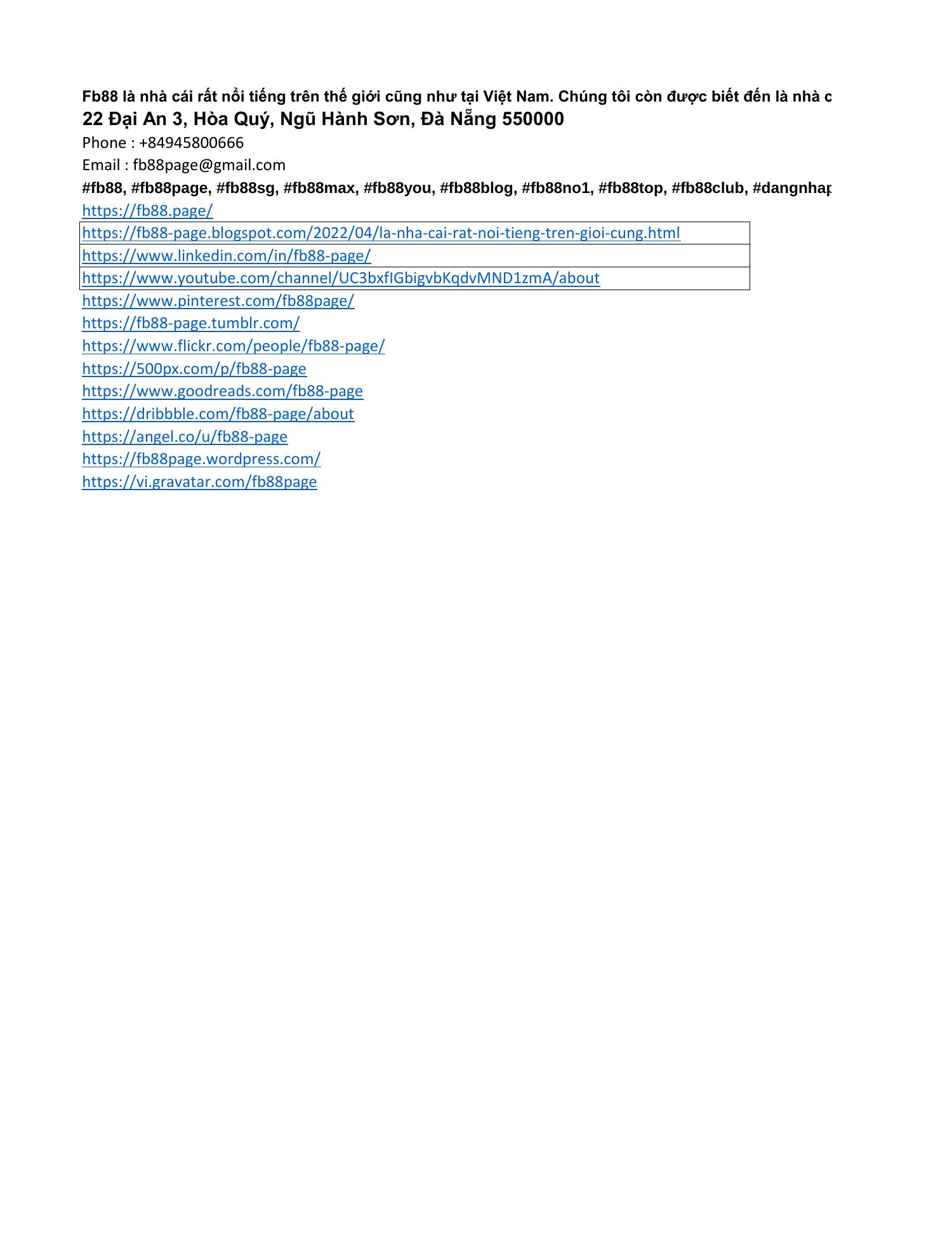 FB88 - Link đăng nhập nhà cái fb88 chính thức năm 2022.xlsx | DocDroid