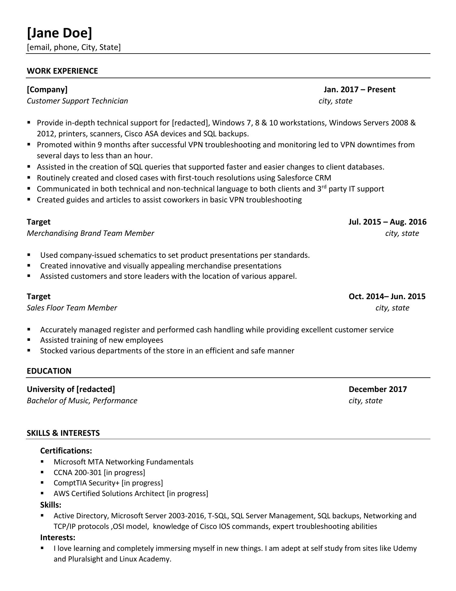 Fake resume.pdf | DocDroid