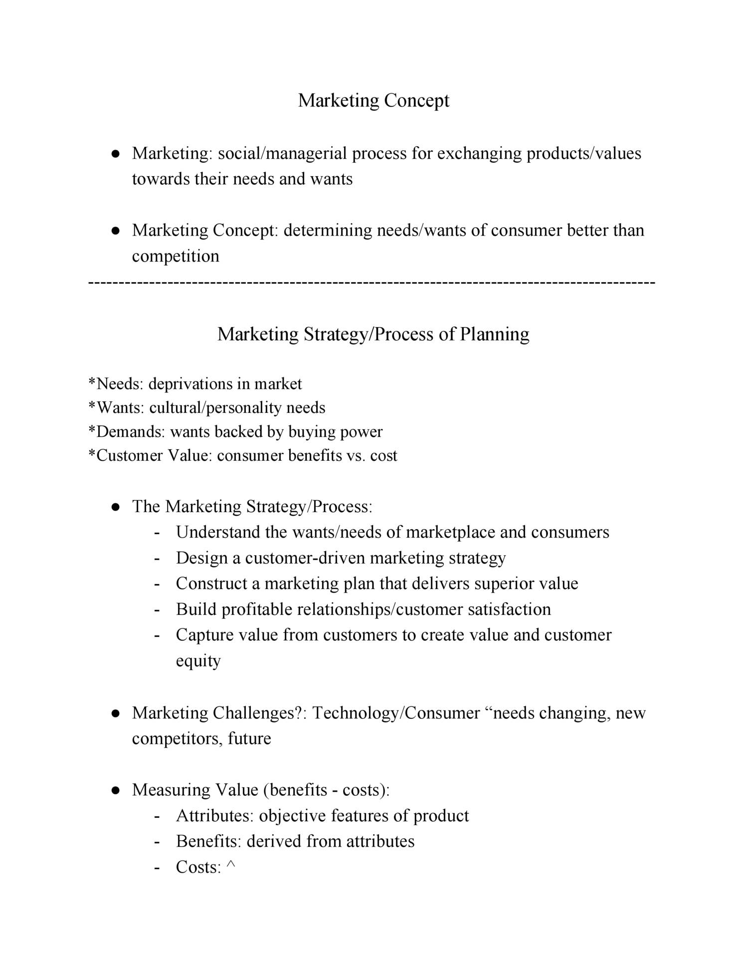 Intro. To Marketing CLEP Notes.pdf | DocDroid