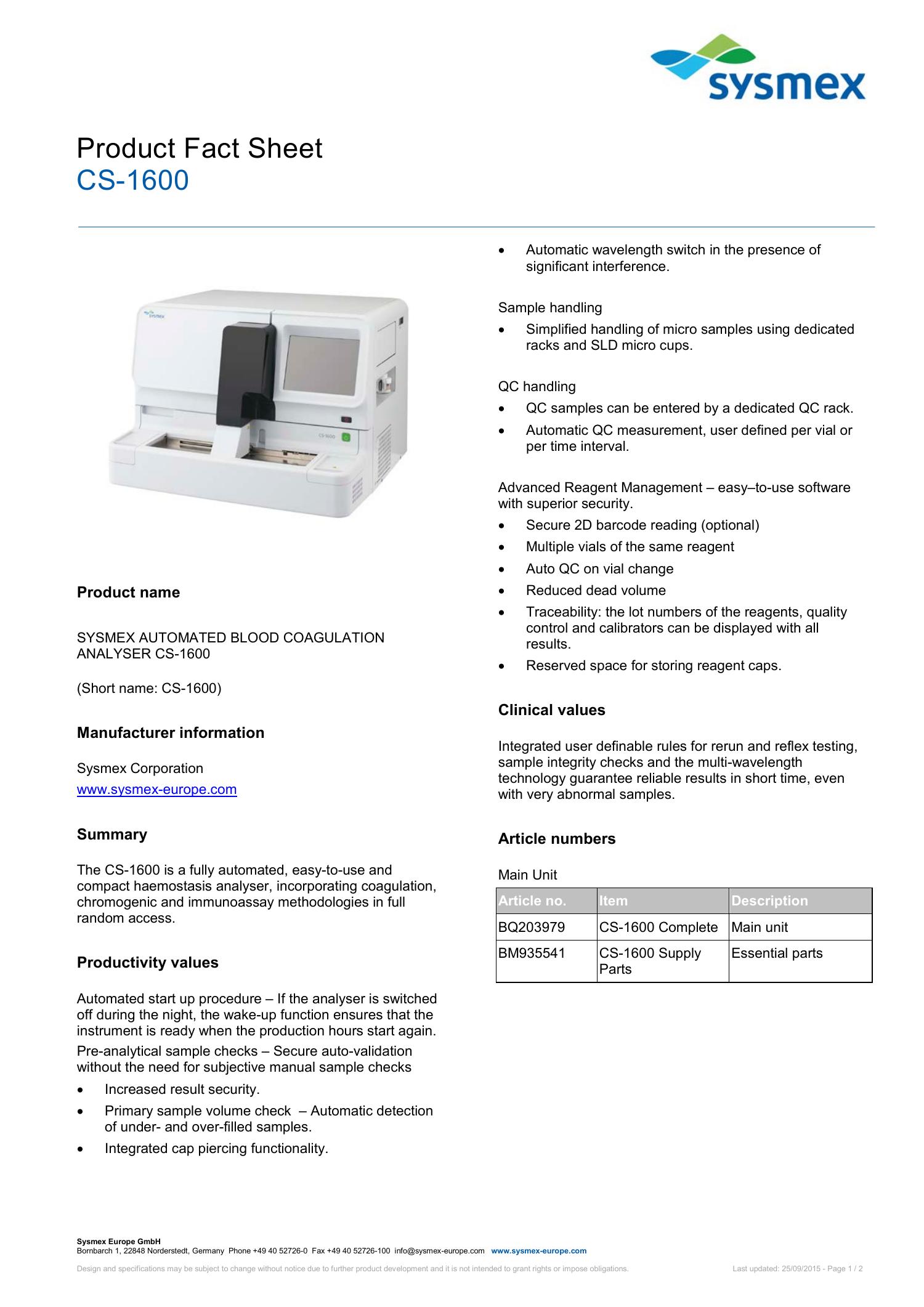 PFS CS-1600.pdf | DocDroid