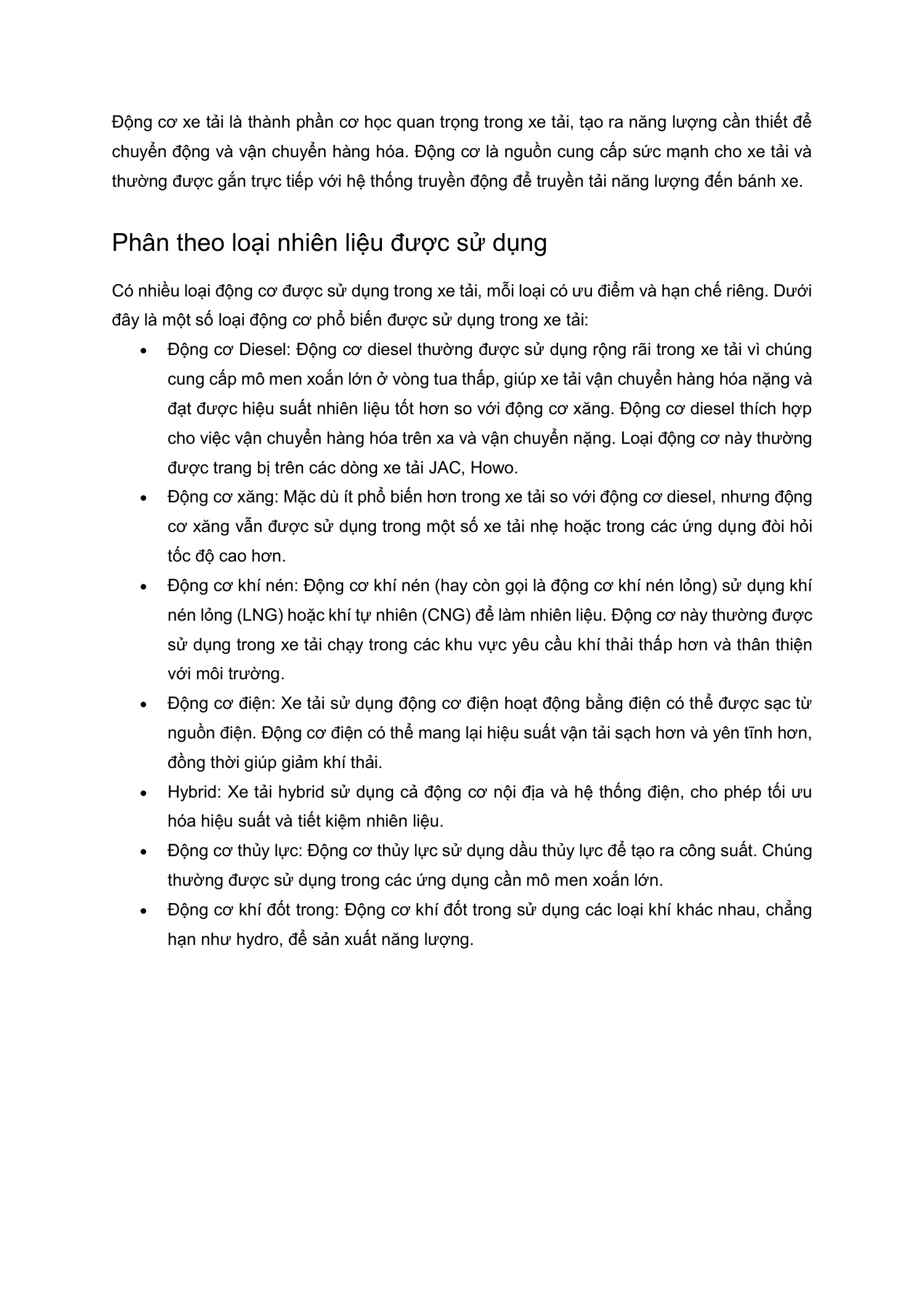 Tìm hiểu các loại động cơ xe tải - Sức mạnh điều khiển hàng hóa.pdf | DocDroid