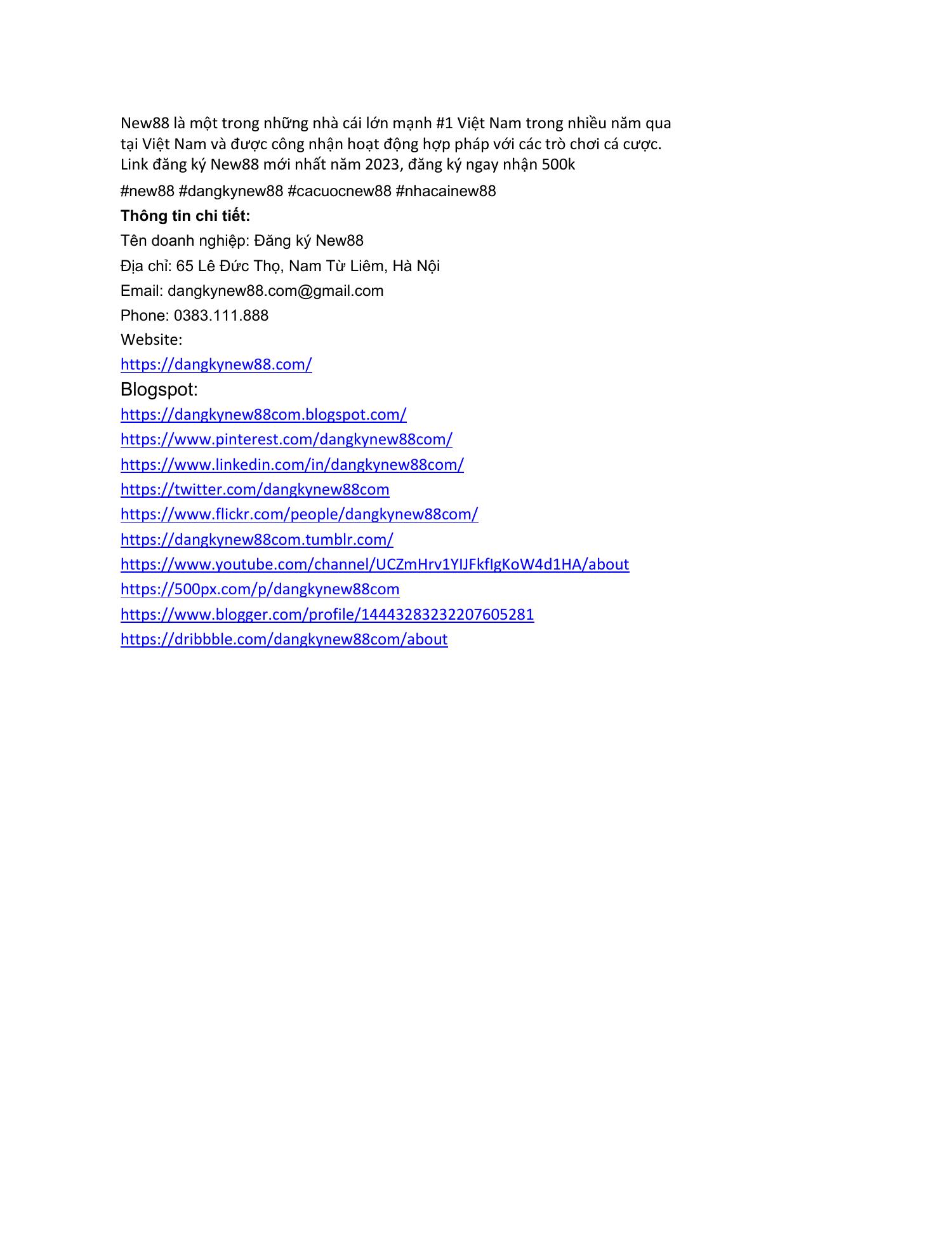 Đăng ký New88.docx | DocDroid