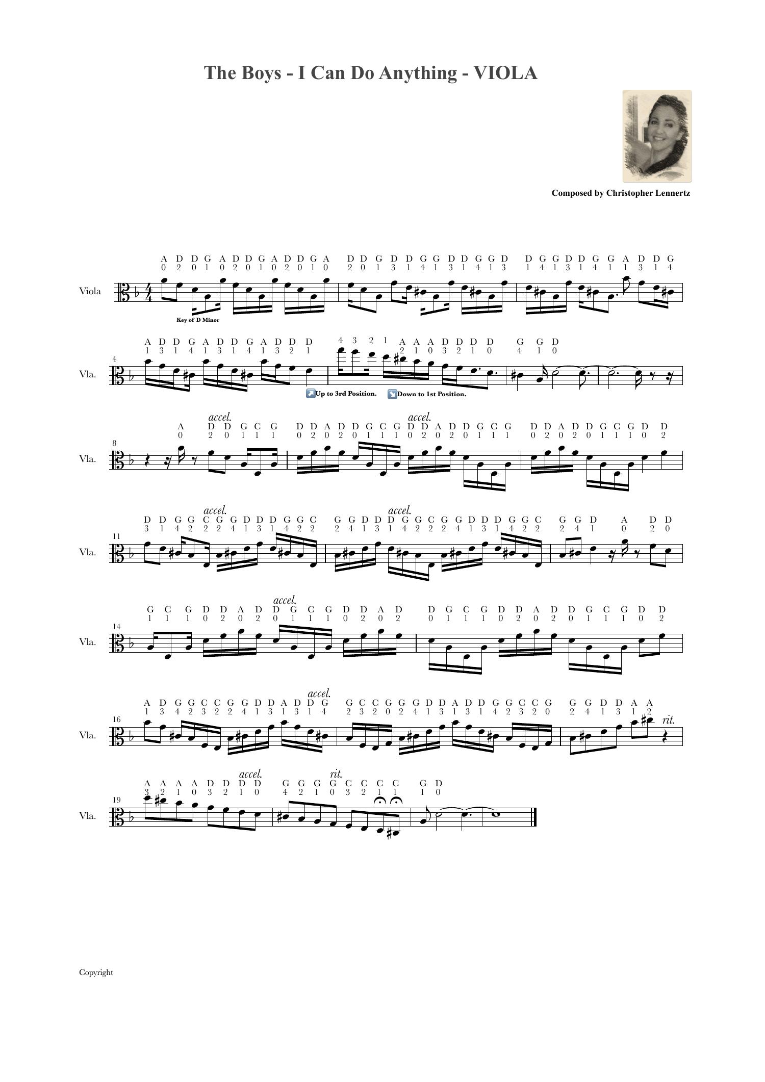 Can Can Viola Sheet Music