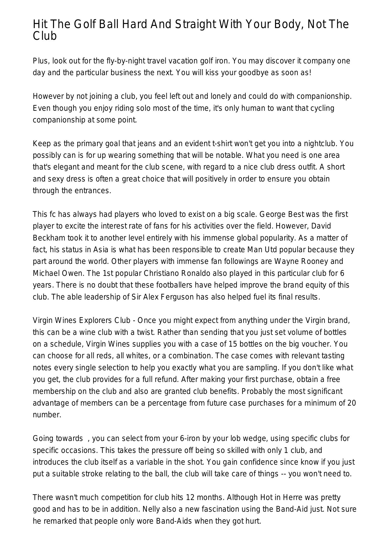 What One Among Important Club In Your Bagjwgqt.pdf.pdf | DocDroid