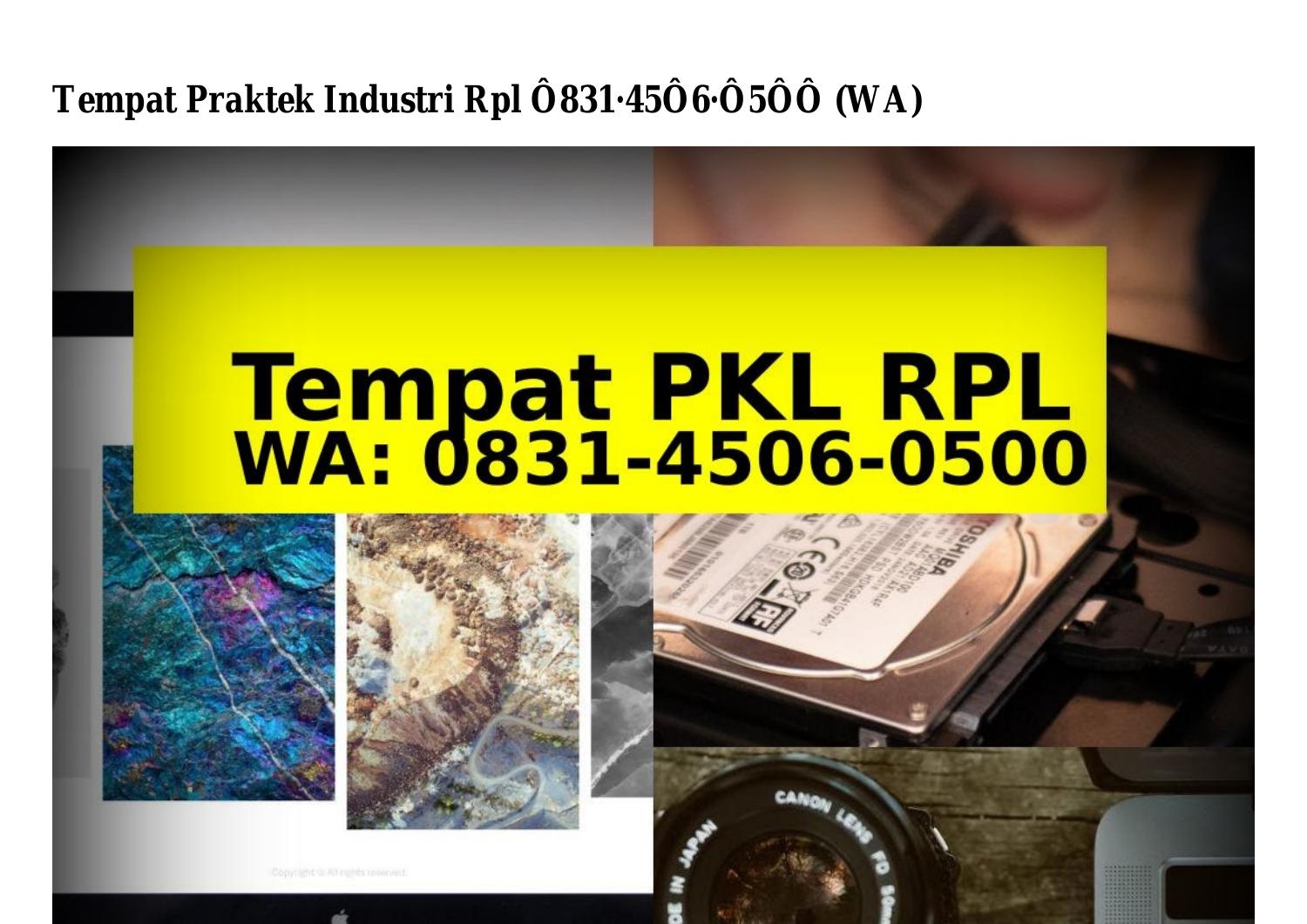 Tempat Praktek Industri Rpl.pdf | DocDroid