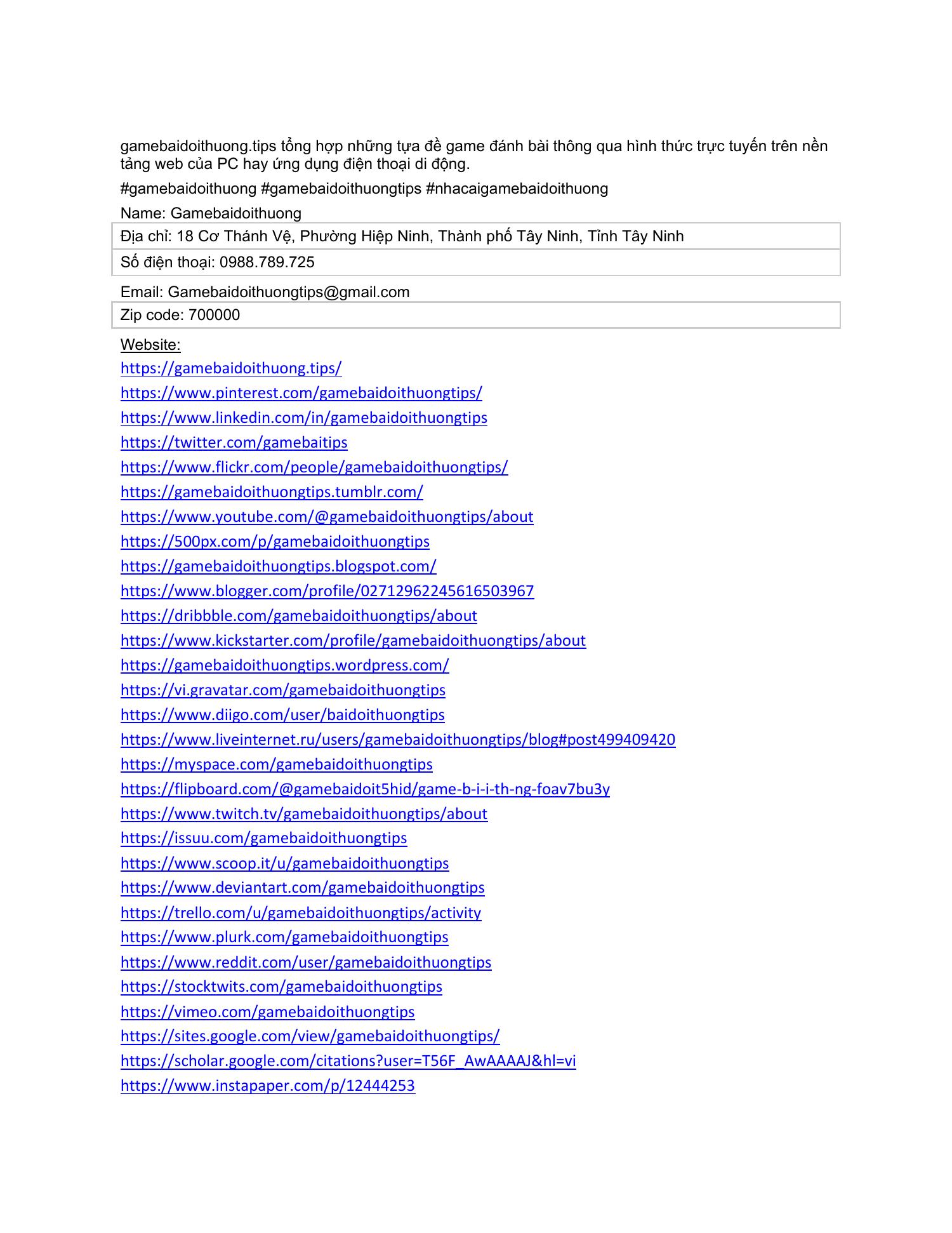 gamebaidoithuong.docx | DocDroid