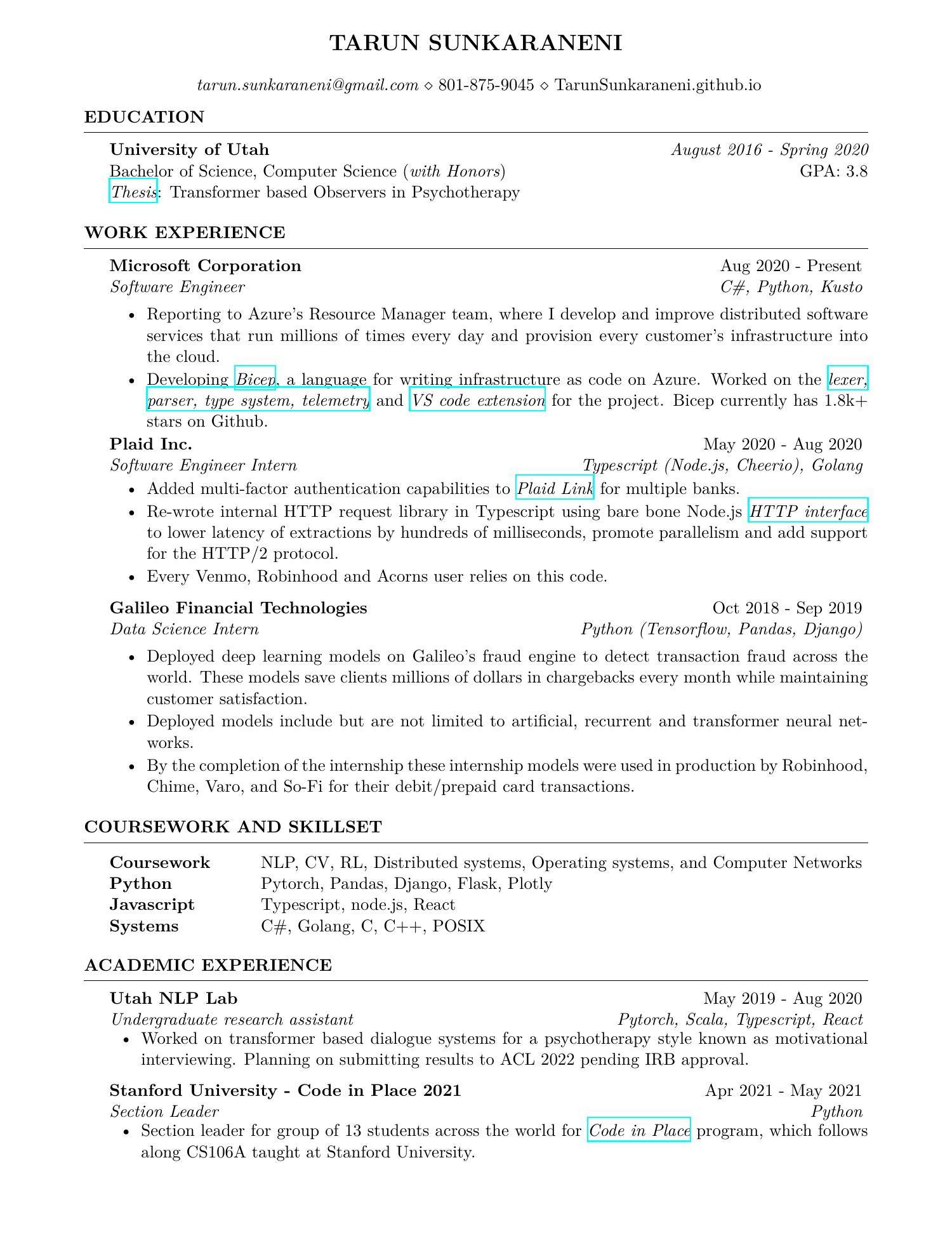Tarun_Sunkaraneni_Resume.pdf | DocDroid