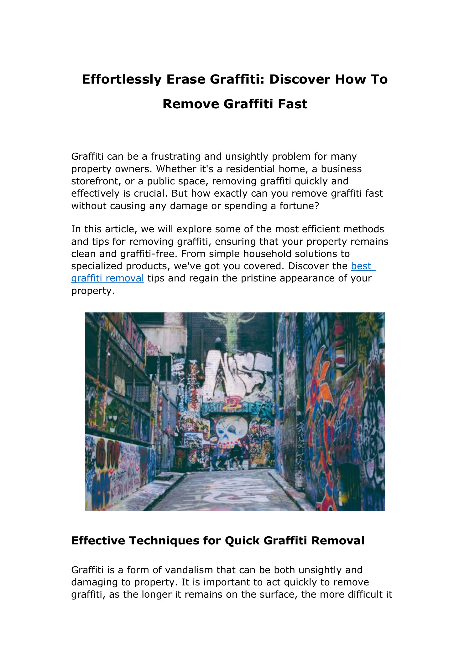how-to-remove-Graffiti-fast.pdf | DocDroid