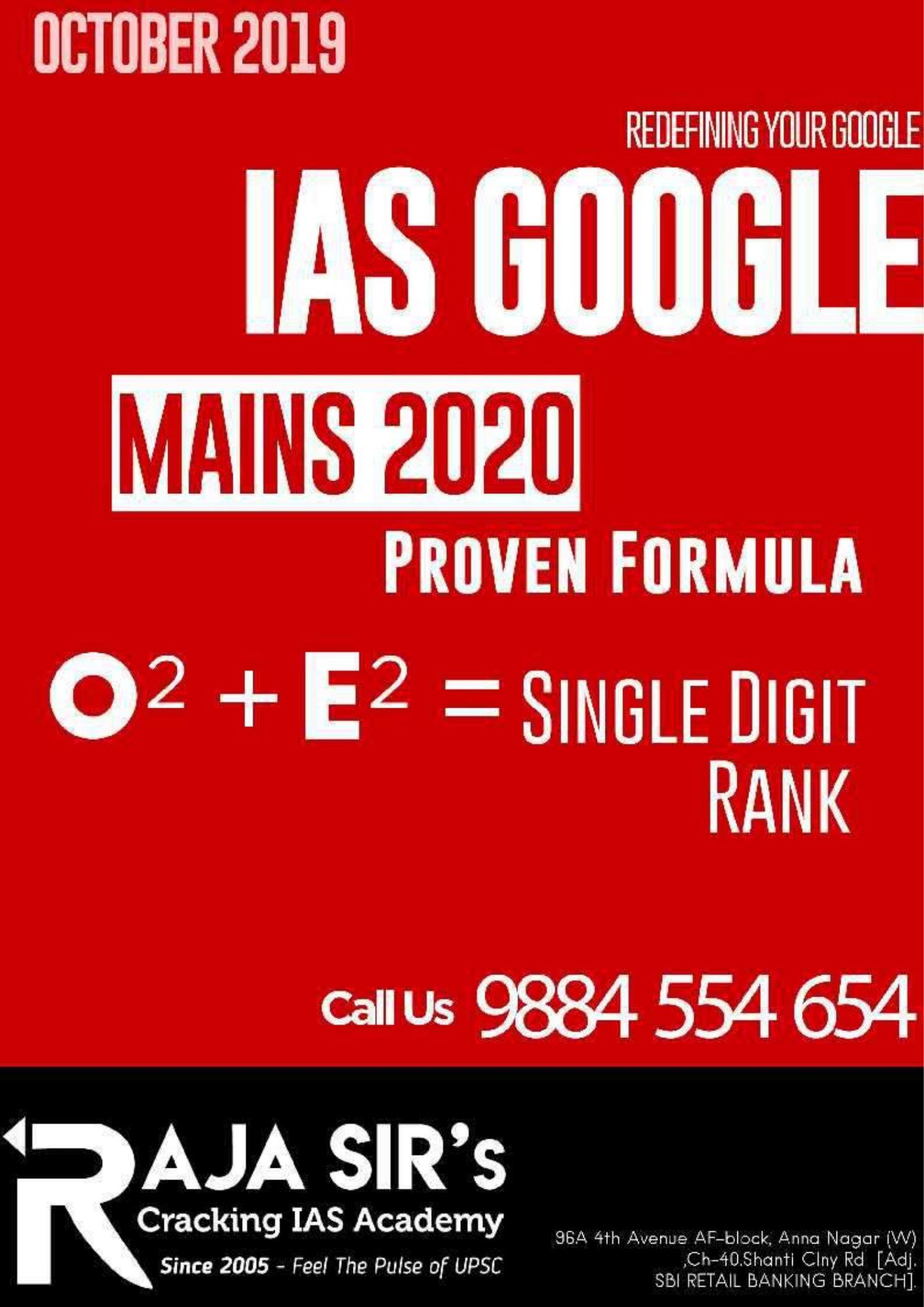 Oct'19 IAS GOOGLE Raja Sir.pdf | DocDroid