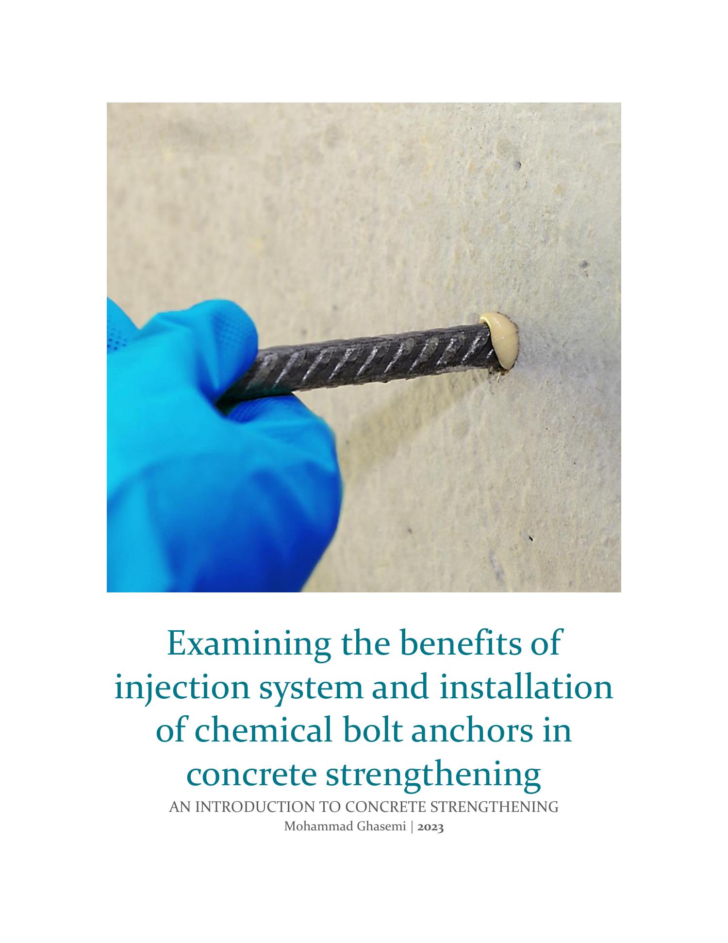 Examining the benefits of injection system and installation of chemical ...