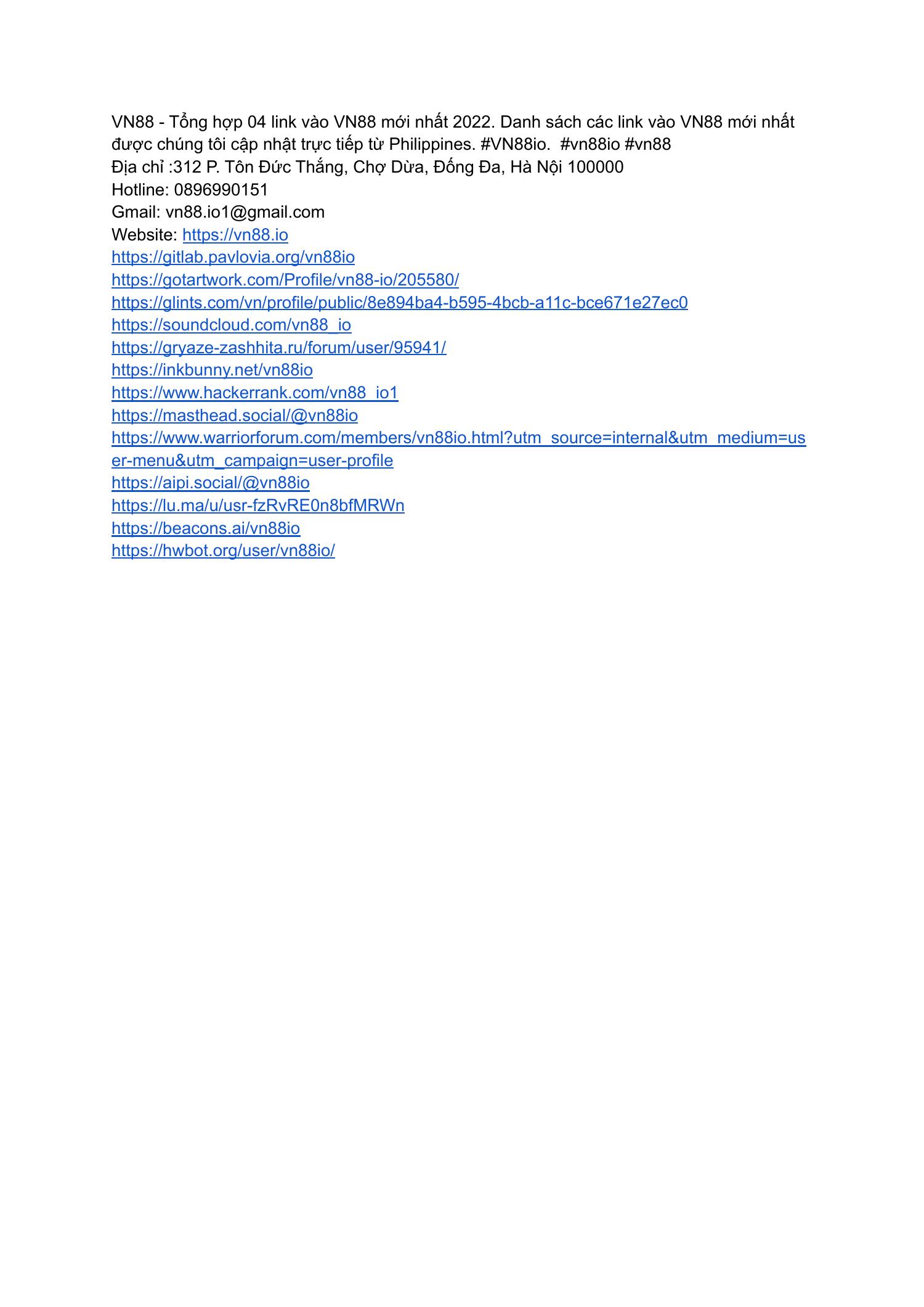 VN88 Website Chính Thức ️ Link vào VN88 Mobile 2023.pdf | DocDroid