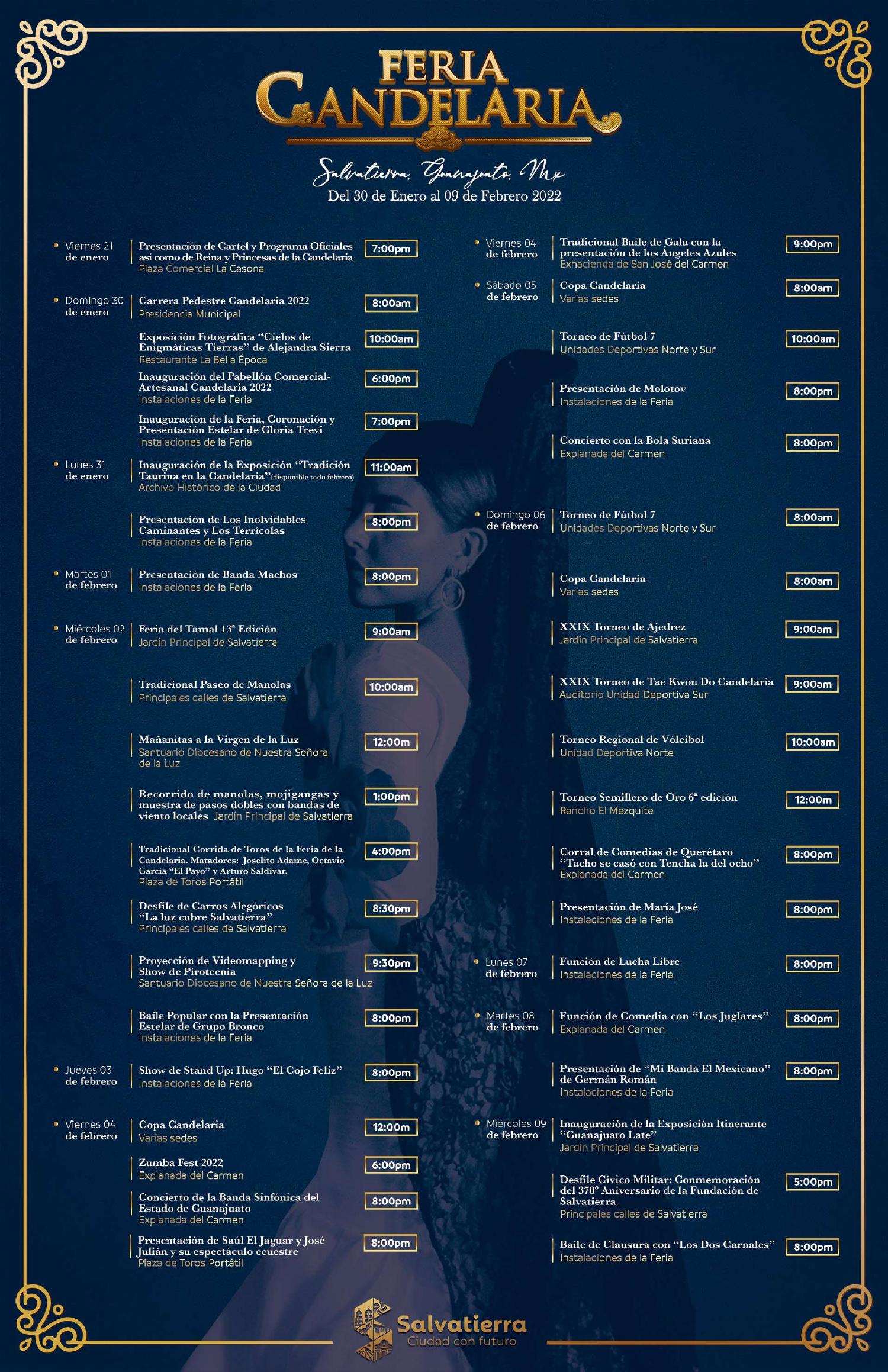 Salvatierra - Programa Oficial Feria de la Candelaria 2022 V5.pdf | DocDroid