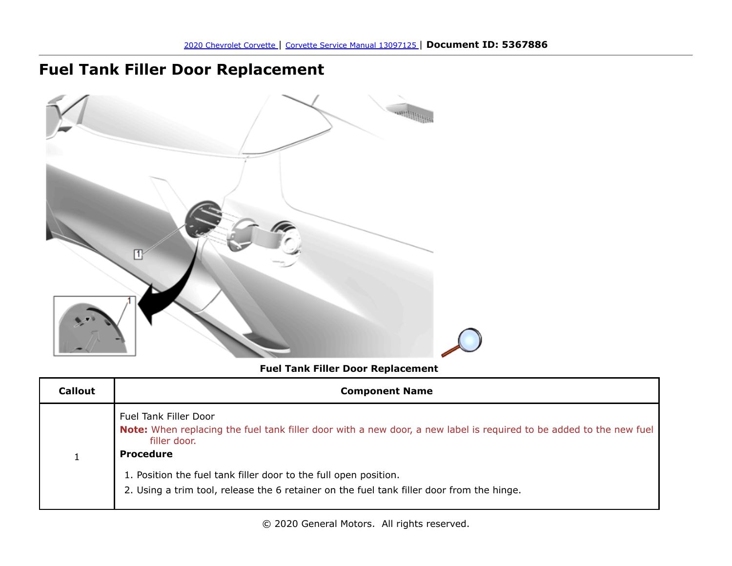 2020 Corvette Fuel Door Installation Instructions.pdf | DocDroid