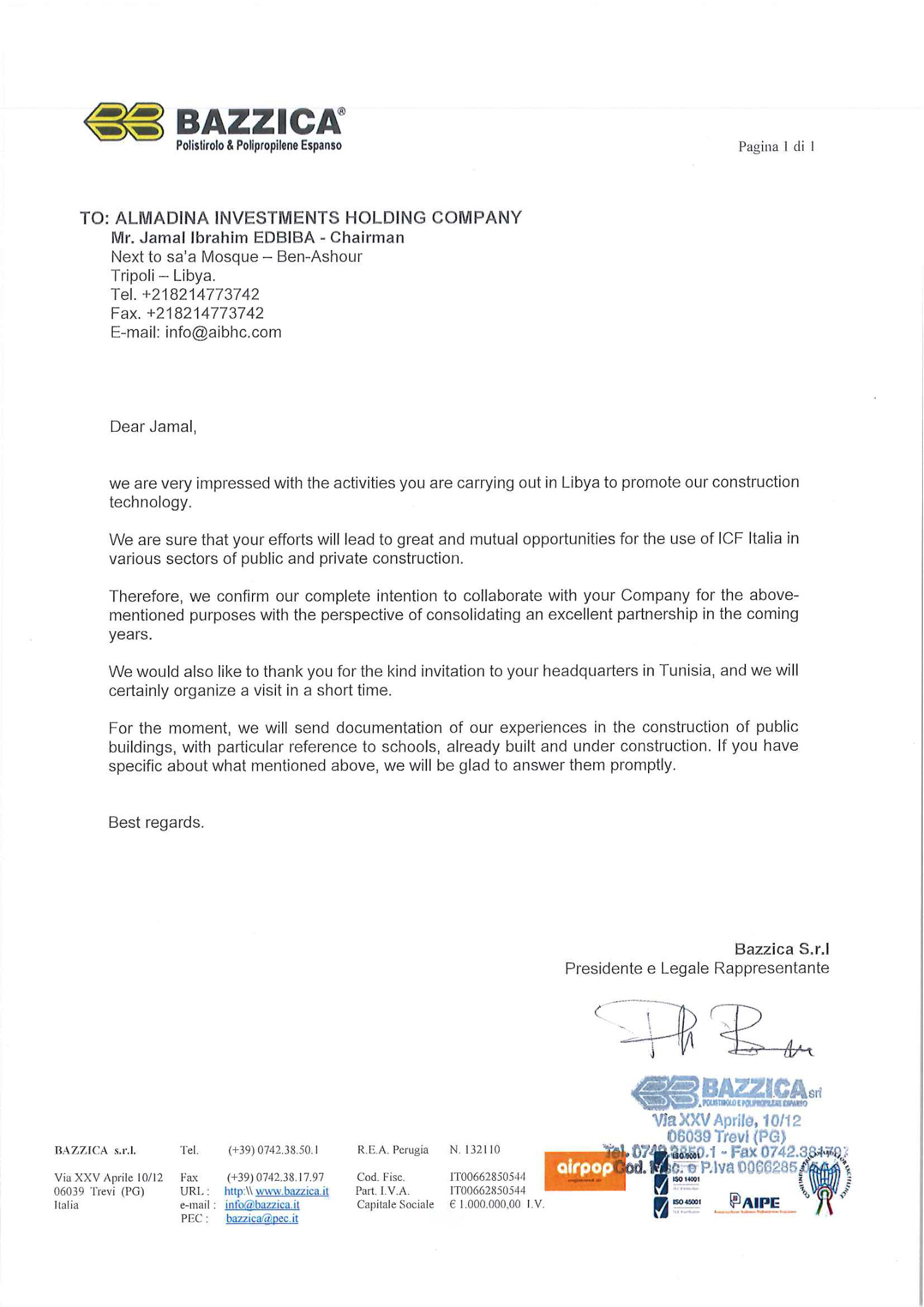 Cooperation Letter-Bazzica Group.pdf | DocDroid