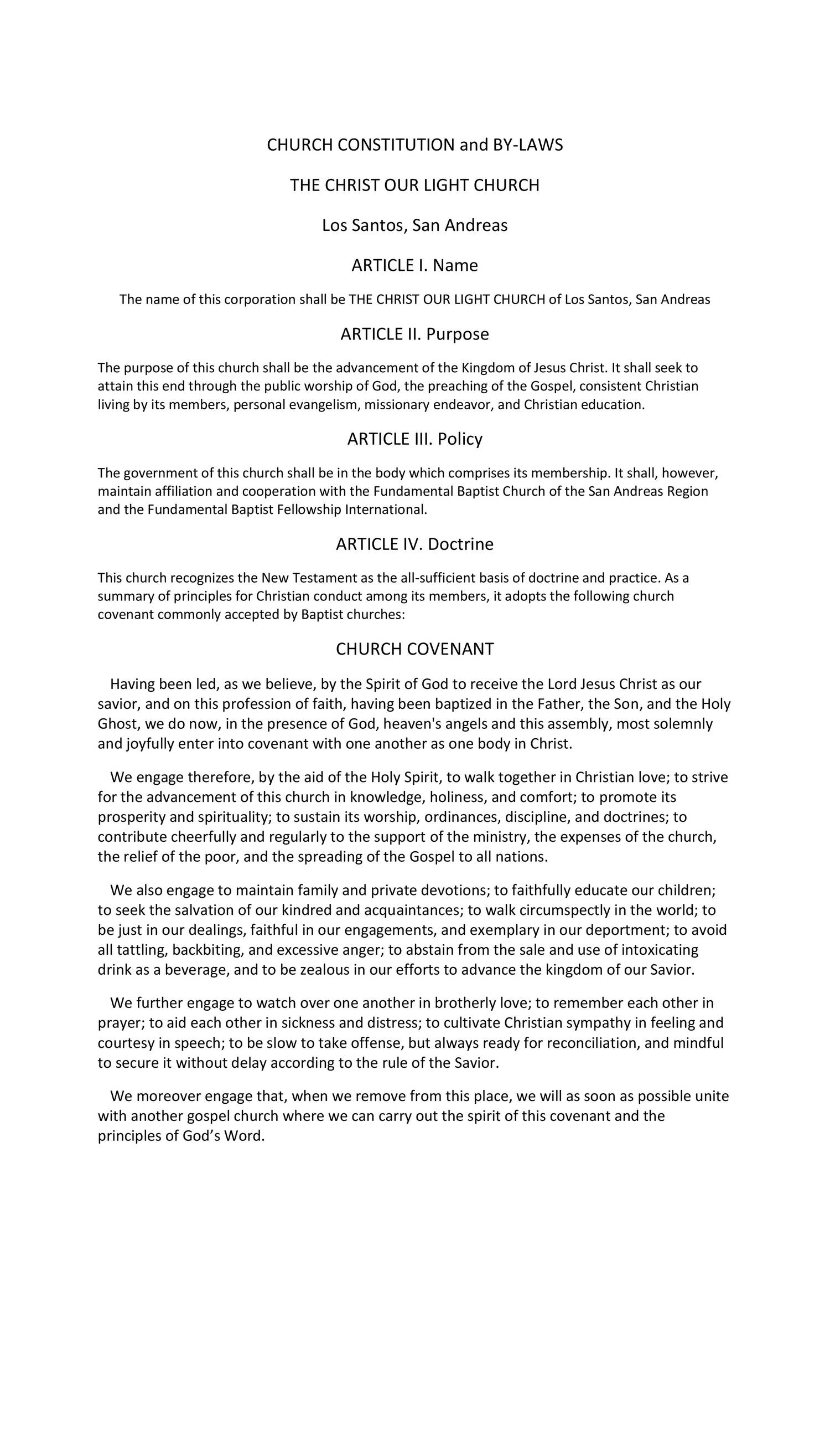 Christ our Light Church Constitution.pdf | DocDroid
