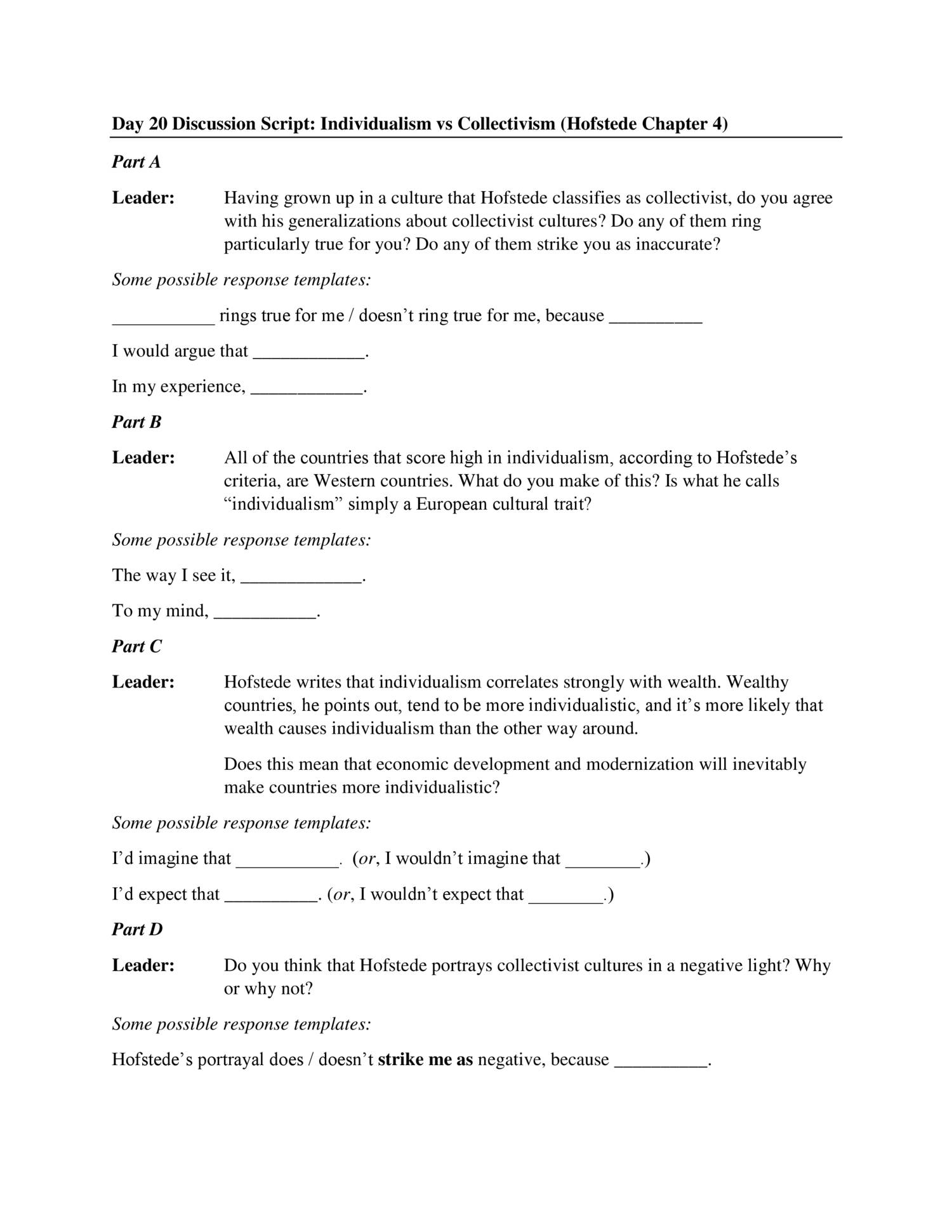 Day 20 Discussion Script.docx | DocDroid