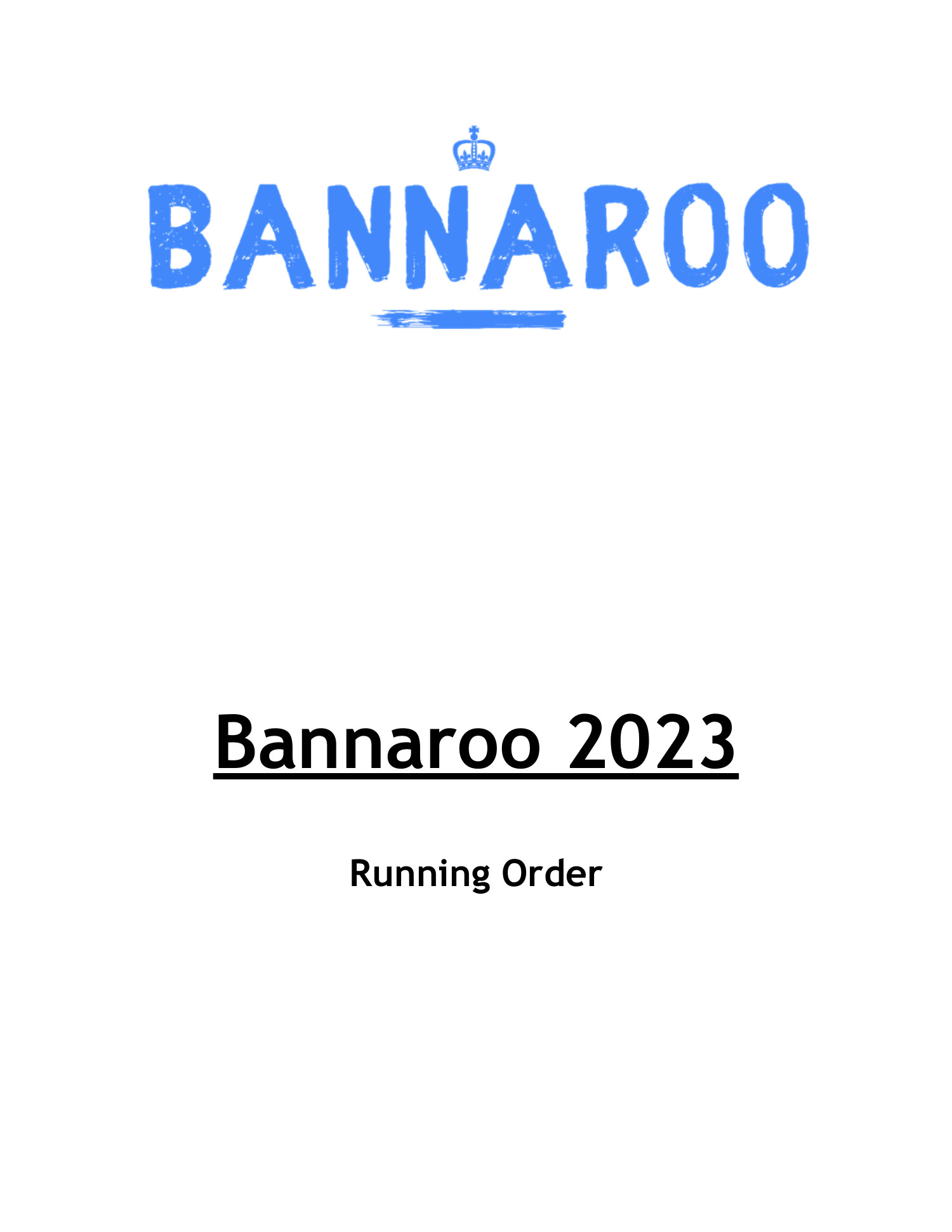 Running Order 2023.pdf | DocDroid