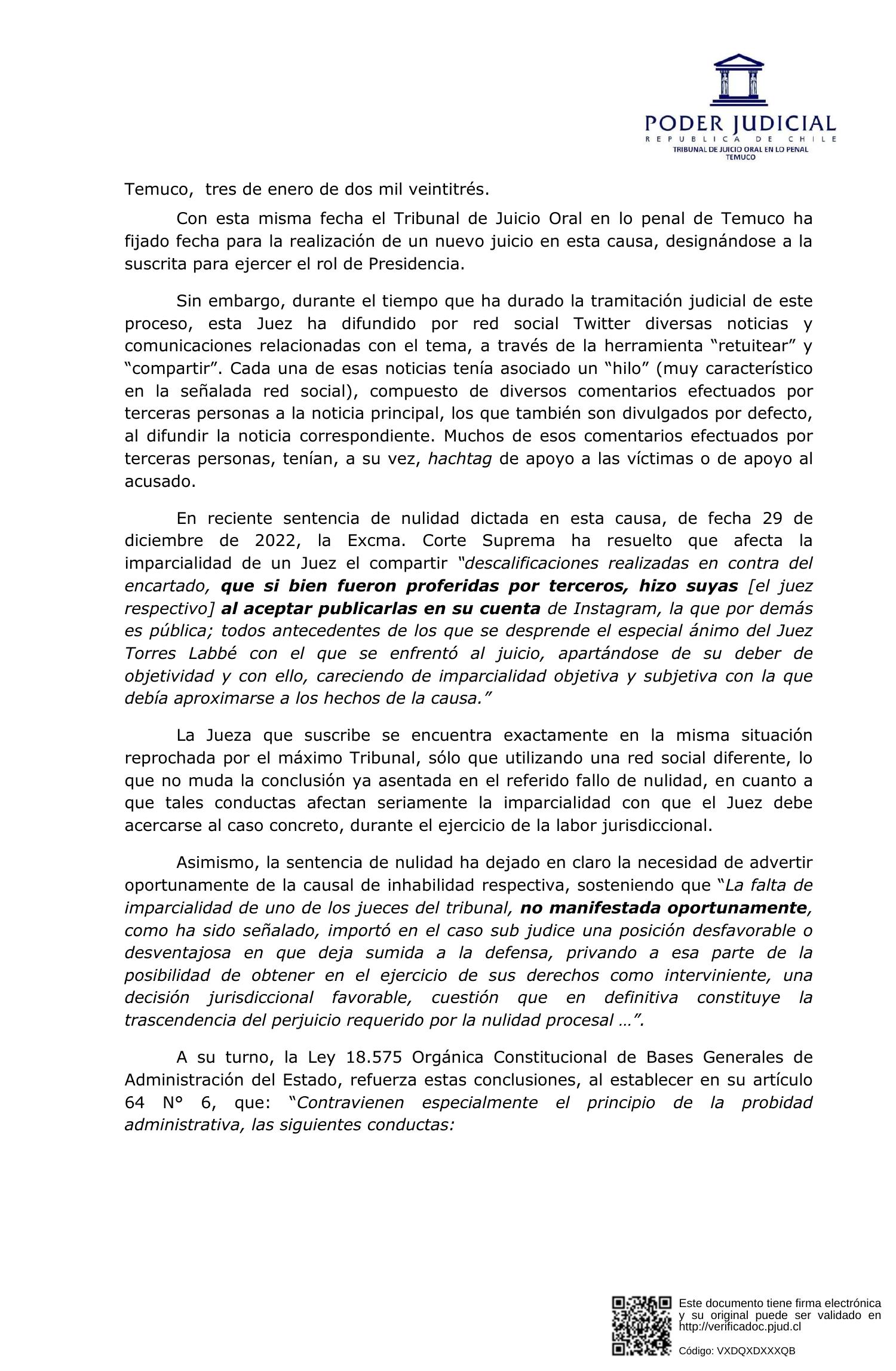 Jueza designada para presidir nuevo juicio contra Martín Pradenas fue ...