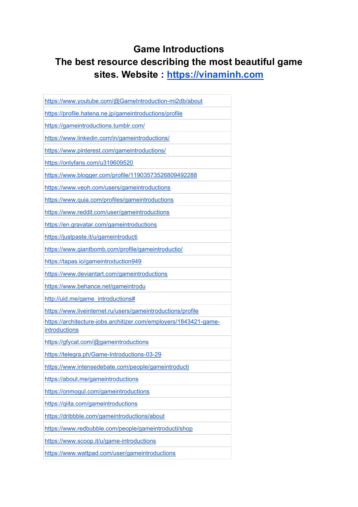 Game Introductions.docx | DocDroid