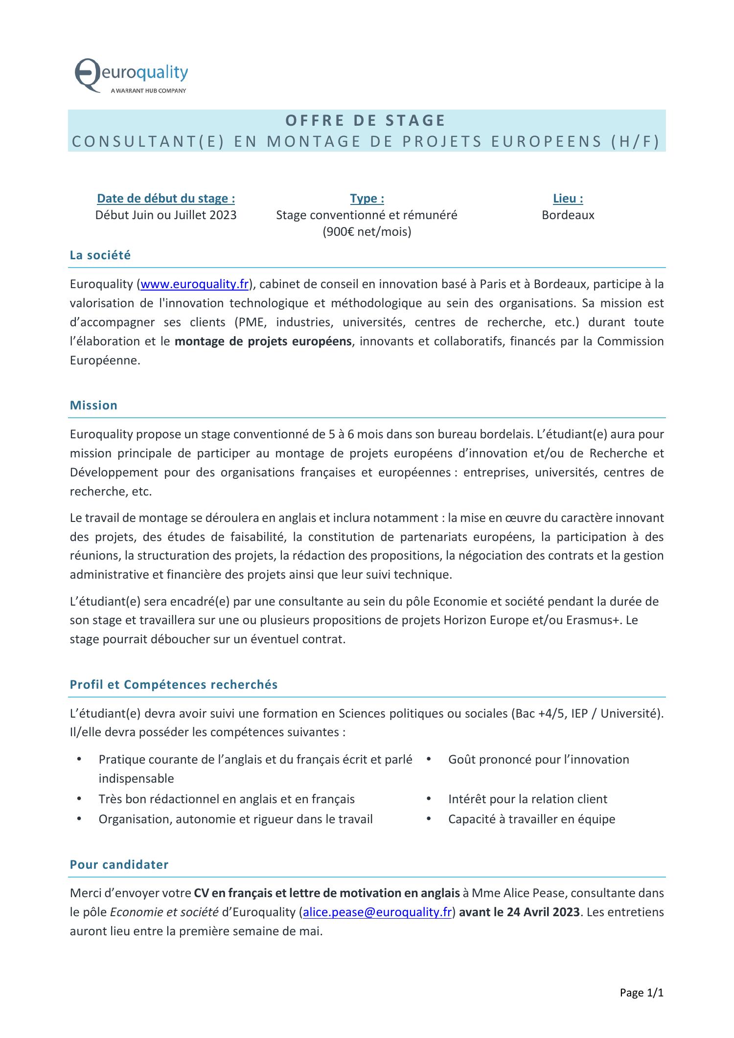 Euroquality_Offre de stage_economie et société_2023.pdf | DocDroid