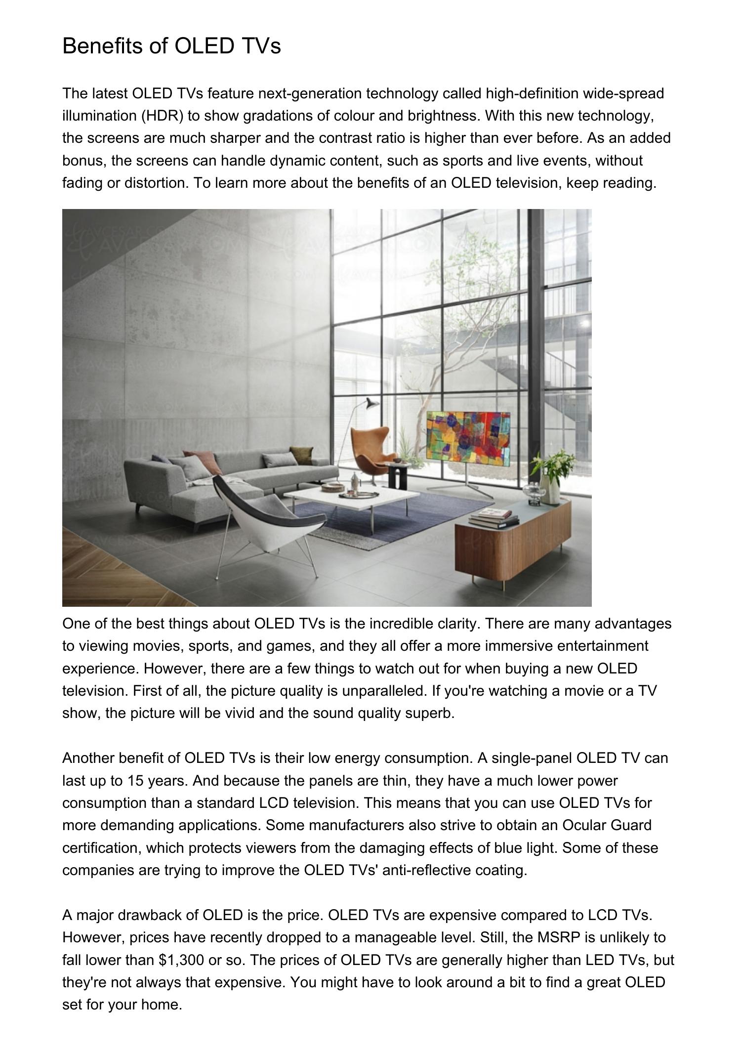 Benefits of OLED TVsjcrvj.pdf.pdf | DocDroid