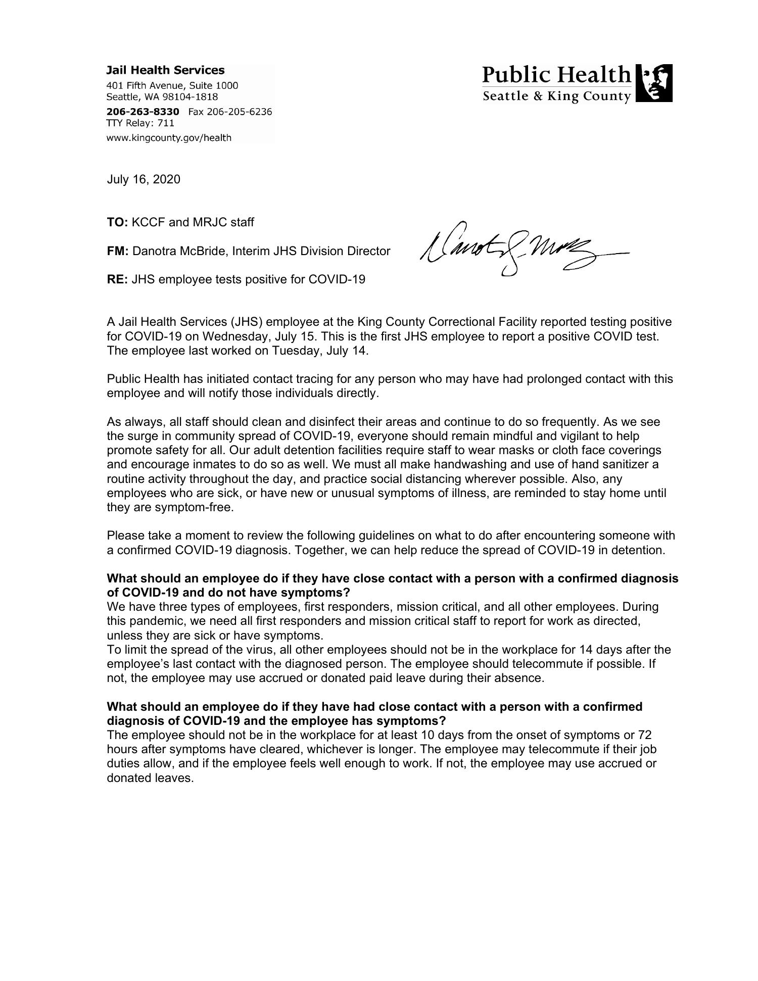 COVID-19 Positive Employee Notification.pdf | DocDroid